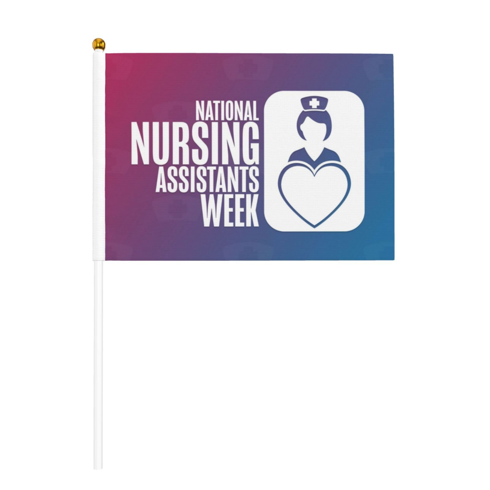 National Nursing Assistants Week Flag Small Mini Hand Held Flags Small ...