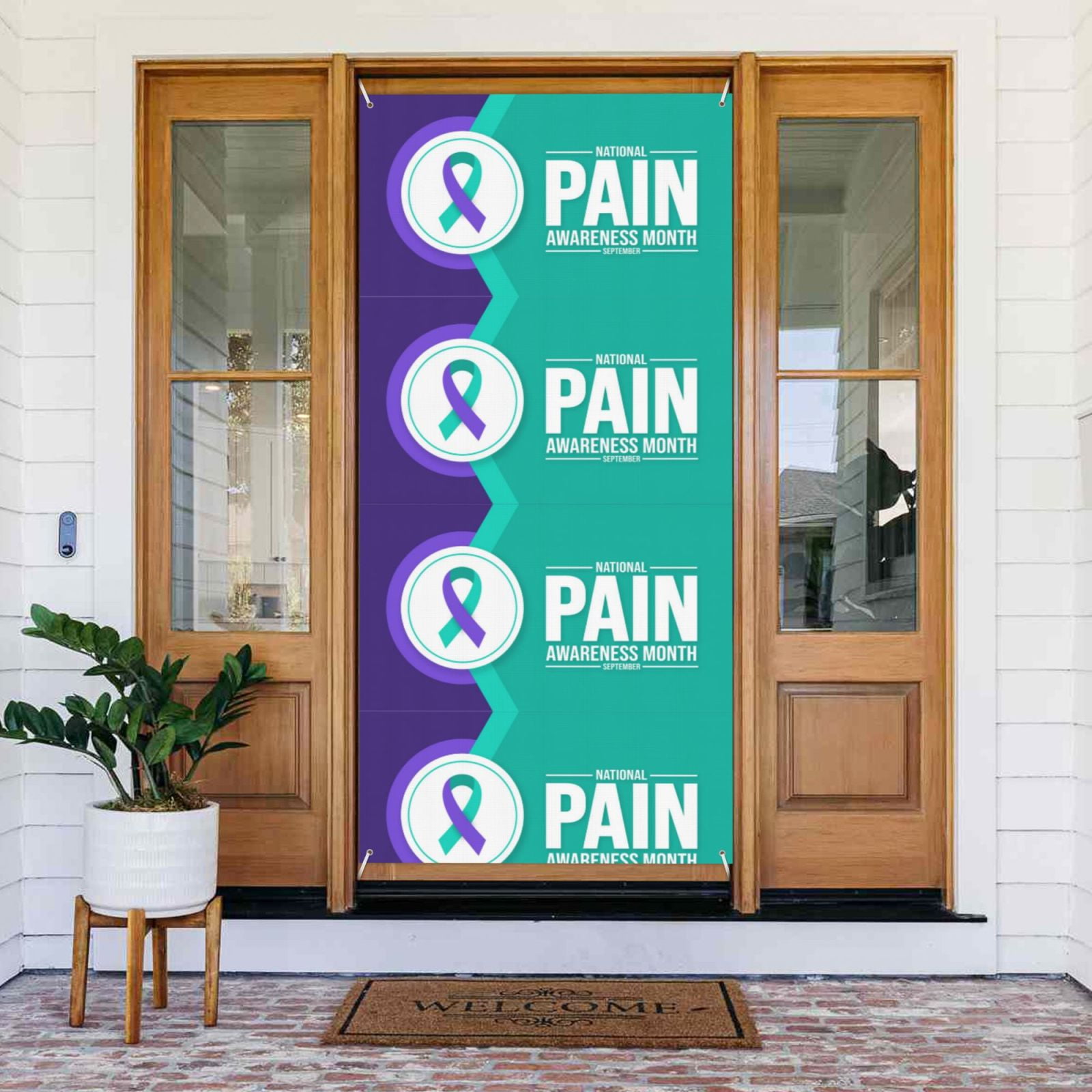 National Pain Awareness Month Door Cover Decoration Backdrop Banner ...