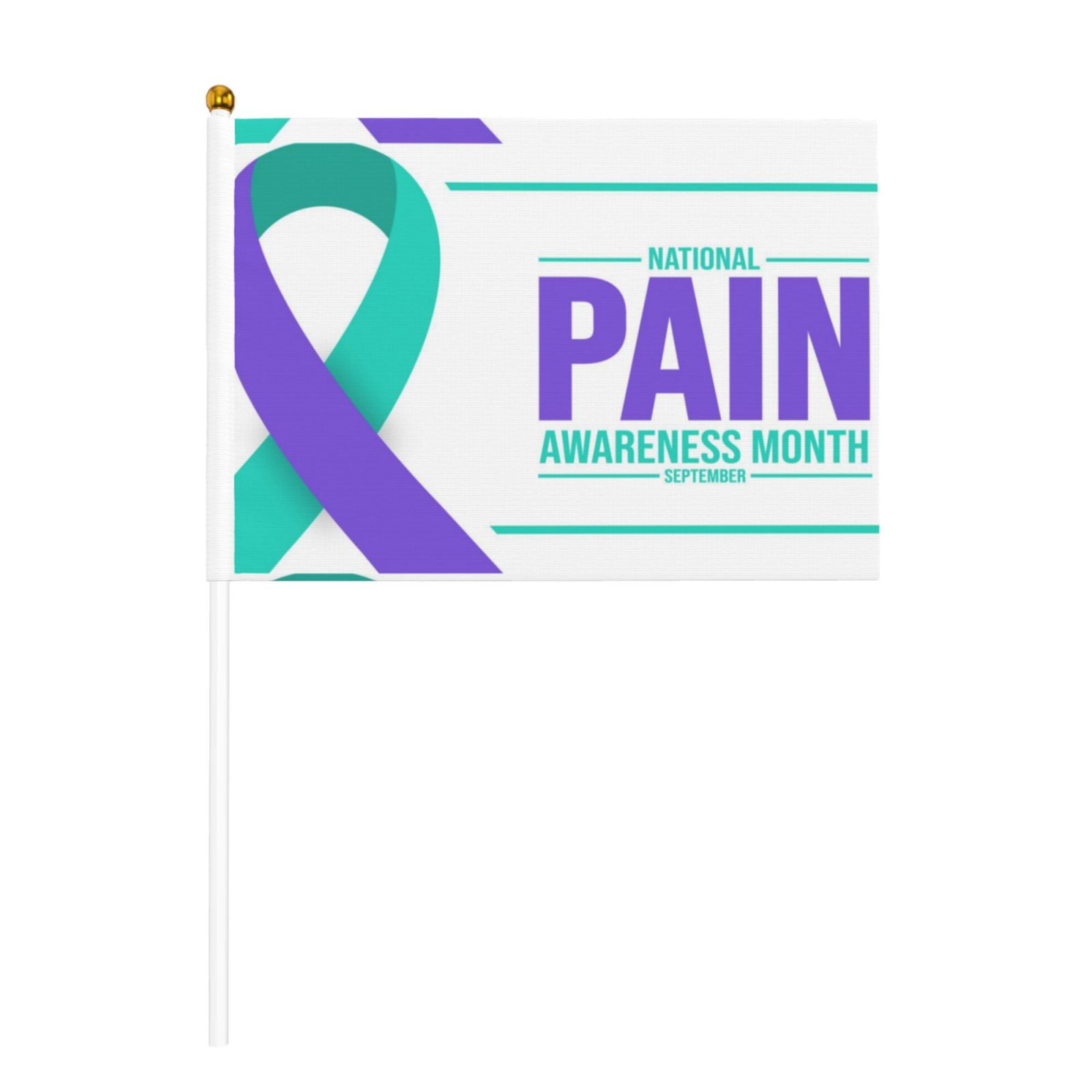 National Pain Awareness Month Flag Small Mini Hand Held Flags Small ...