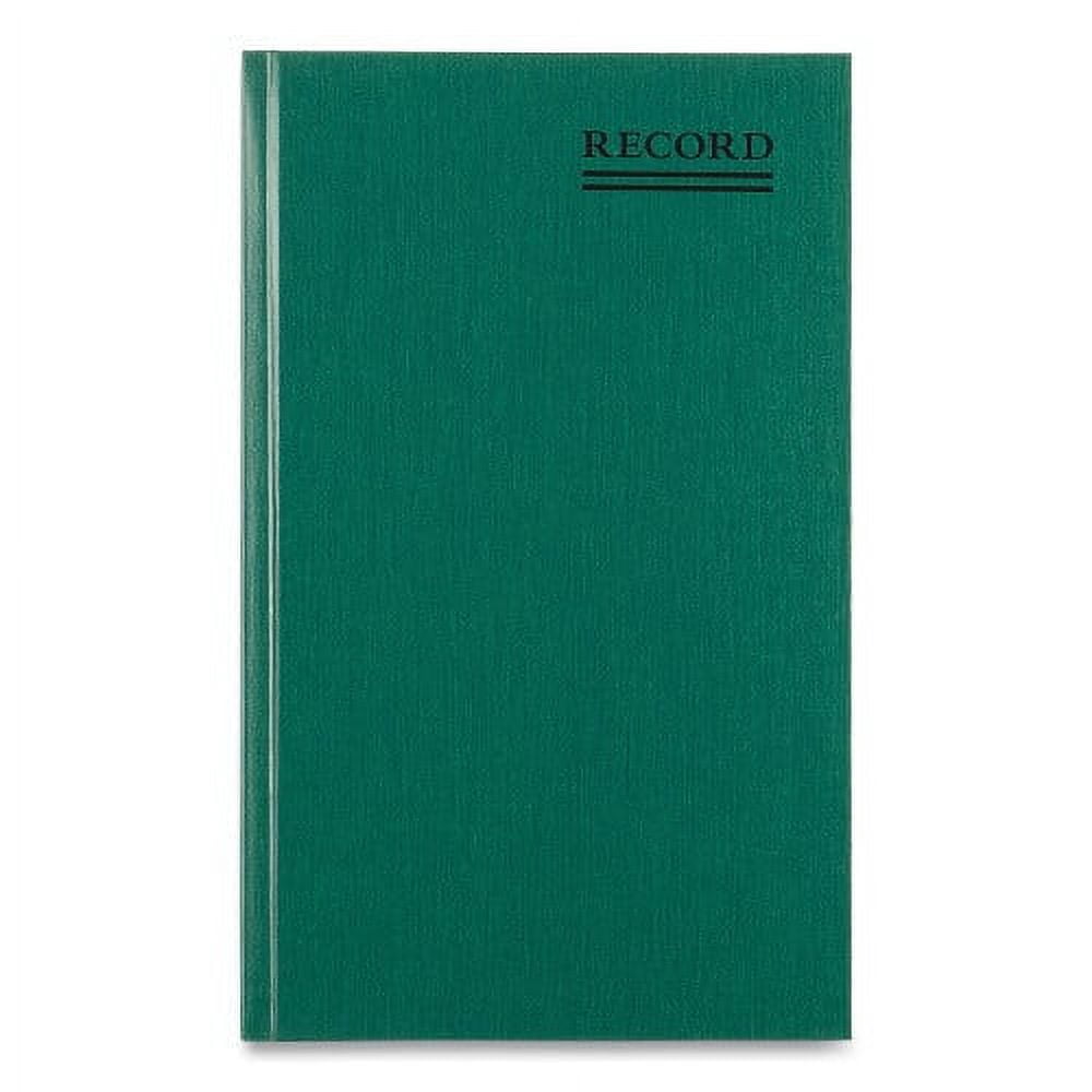 National Paper Emerald Series Account Book, Green Cover, 12.25 x 7.25 ...