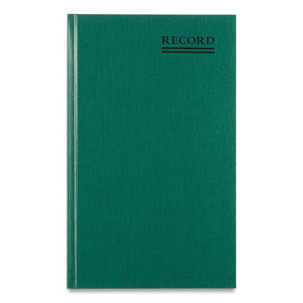 National Paper Emerald Series Account Book, Green Cover, 12.25 x 7.25 ...