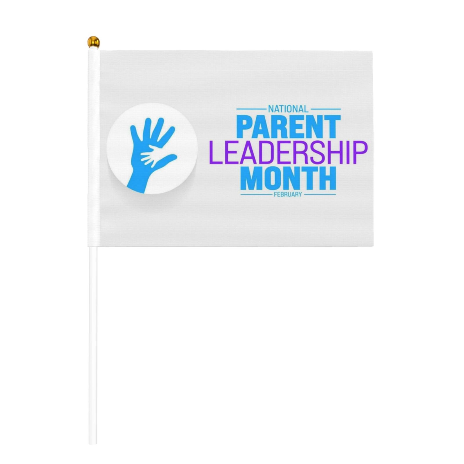 National Parent Leadership Month Flag Small Mini Hand Held Flags Small ...