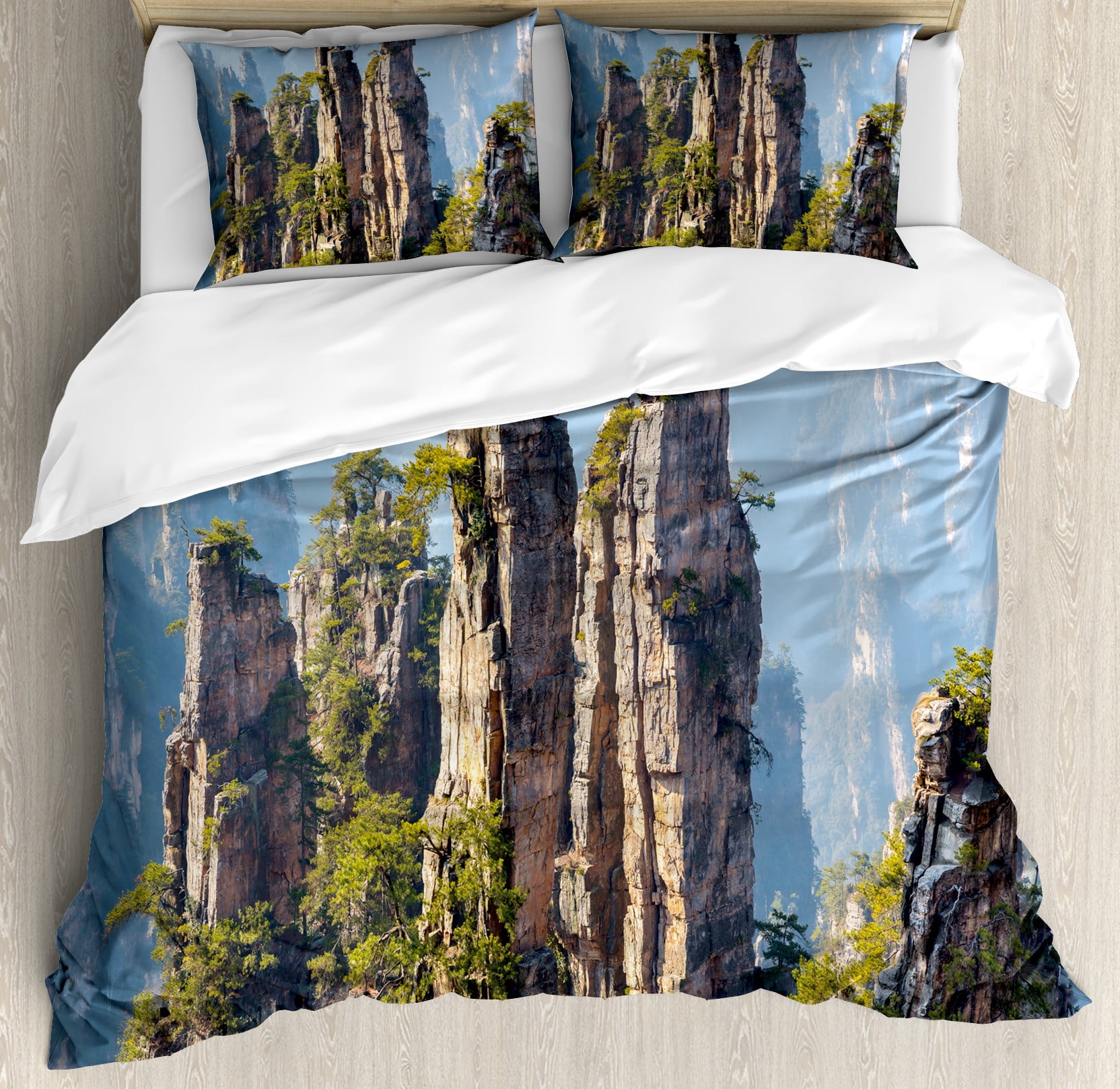 National Park Duvet Cover Set, Rock Formations Natural Wonders of the ...