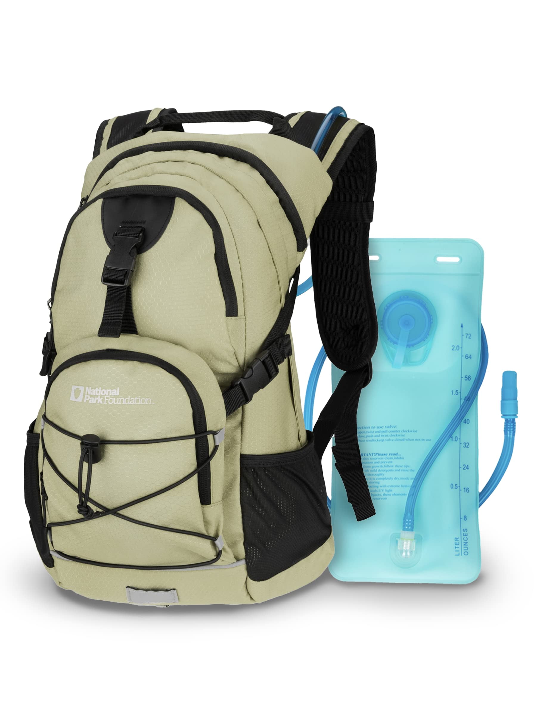 National Park Foundation Hydration Backpack with 2L Hydro Water Bladder ...