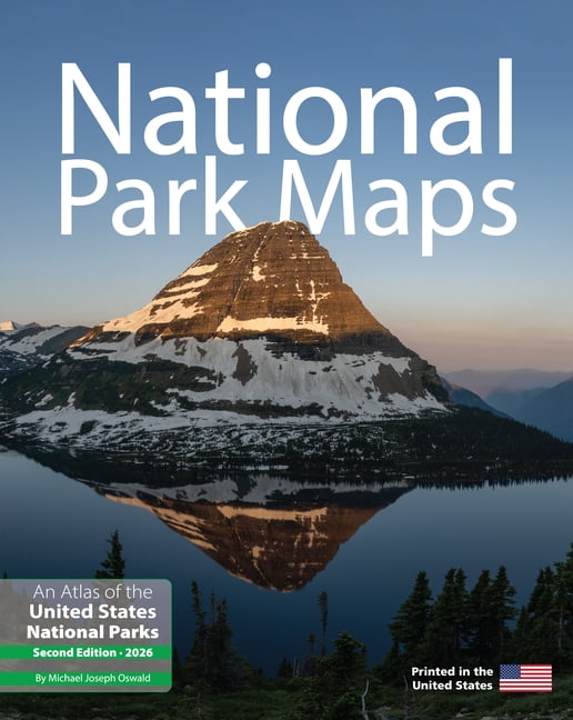 National Park Maps: An Atlas of the U.S. National Parks, (Spiral-Bound ...