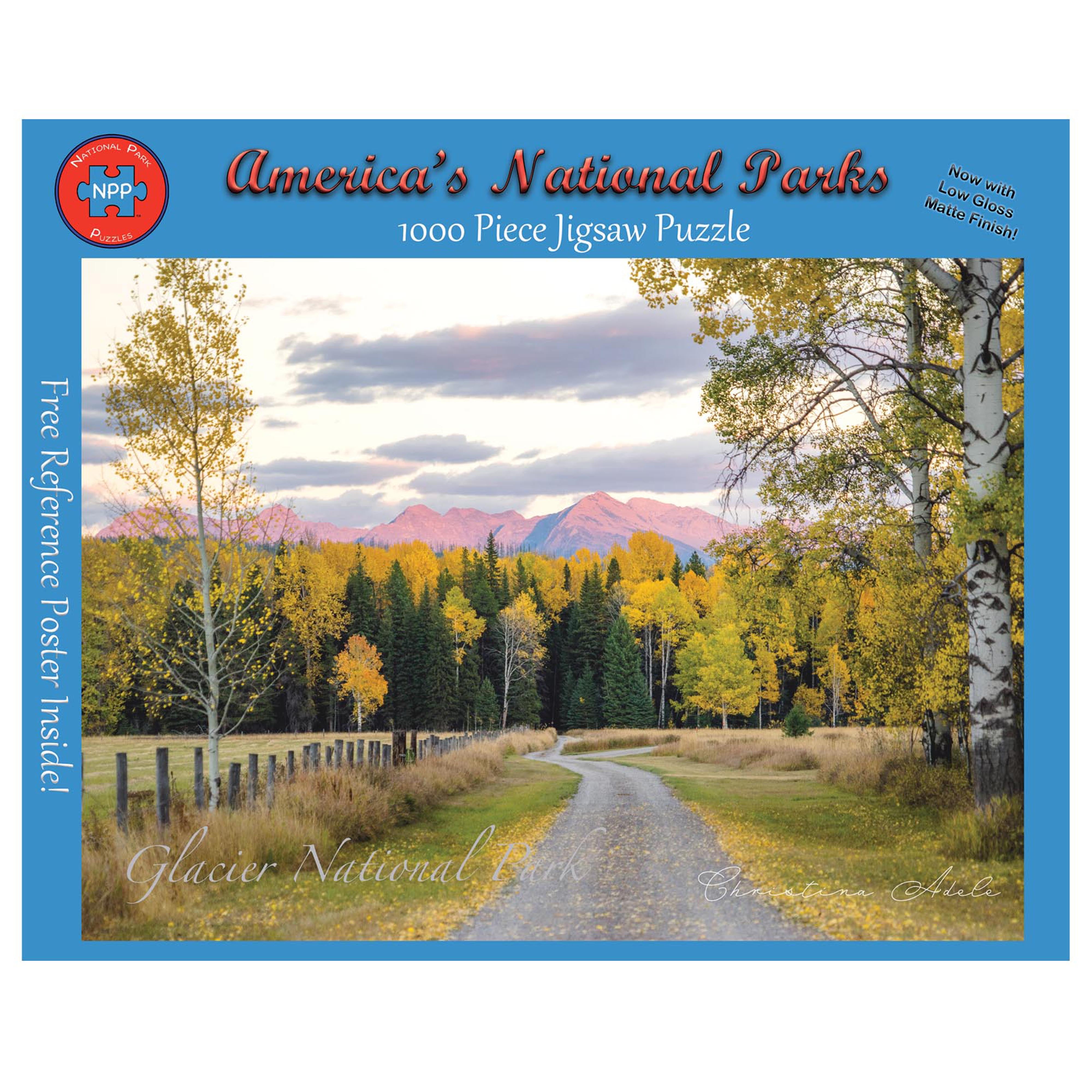 National Park Puzzles Glacier National Park North Fork Road 1000 Piece ...