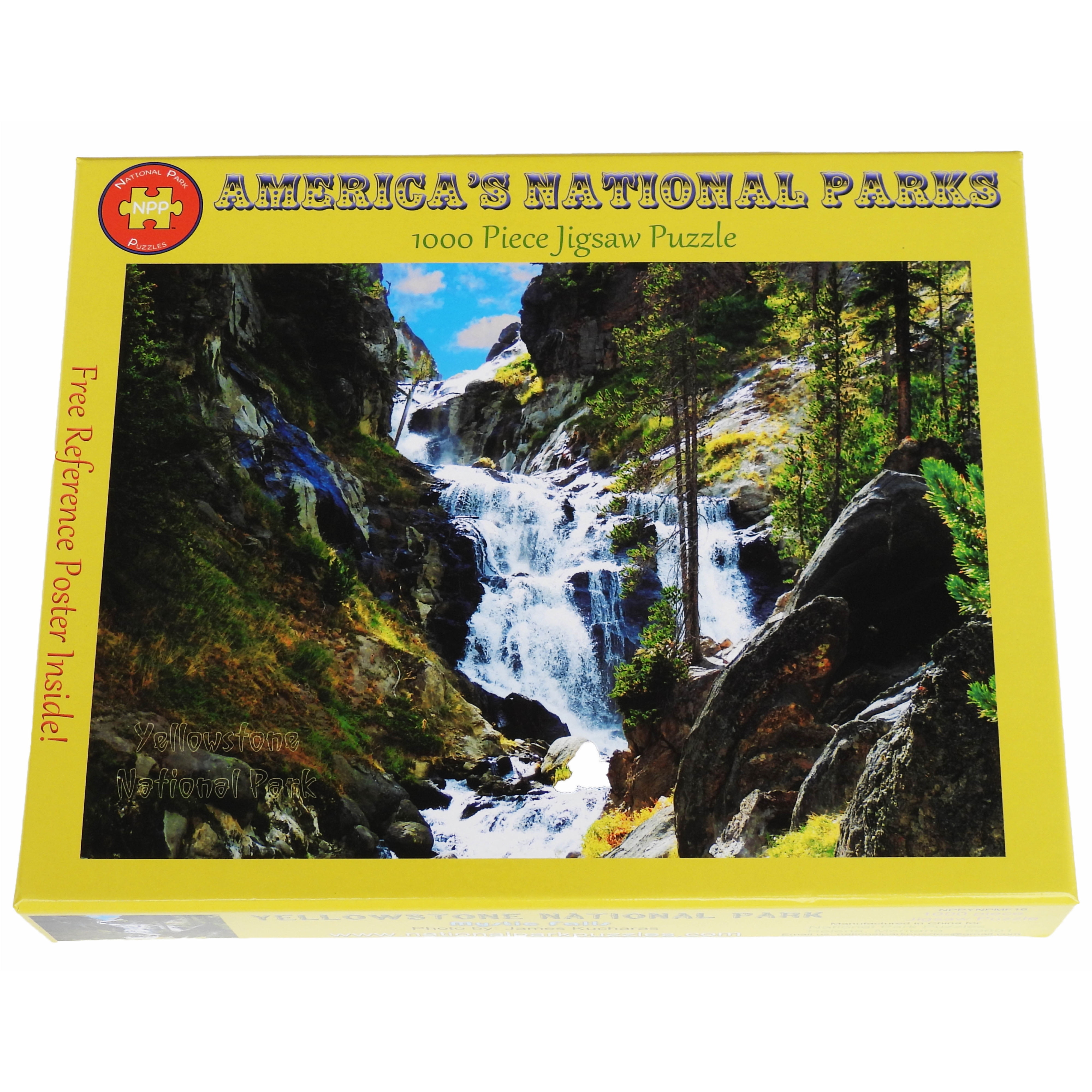 National Park Puzzles Yellowstone National Park Mystic Falls 1000 Piece ...