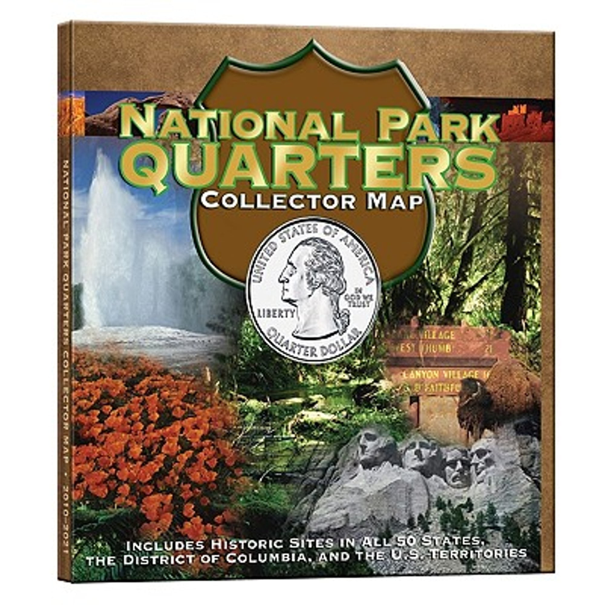 National Park Quarters Collector Map (Other) - Walmart.com