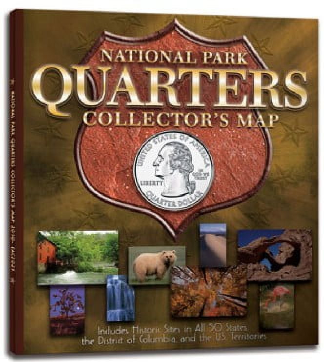 National Park Quarters Collector's Map Coin Folder - Walmart.com