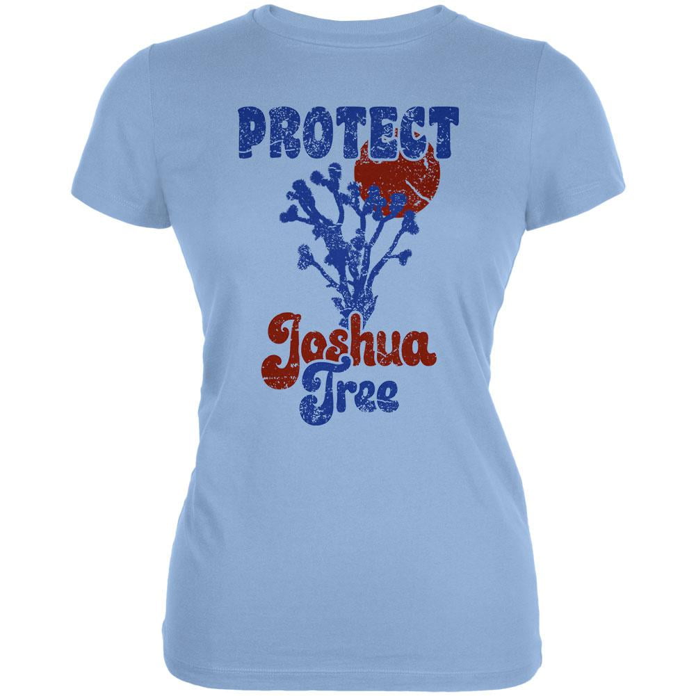 National Park Retro 70s Landscape Protect Joshua Tree Juniors Soft T ...