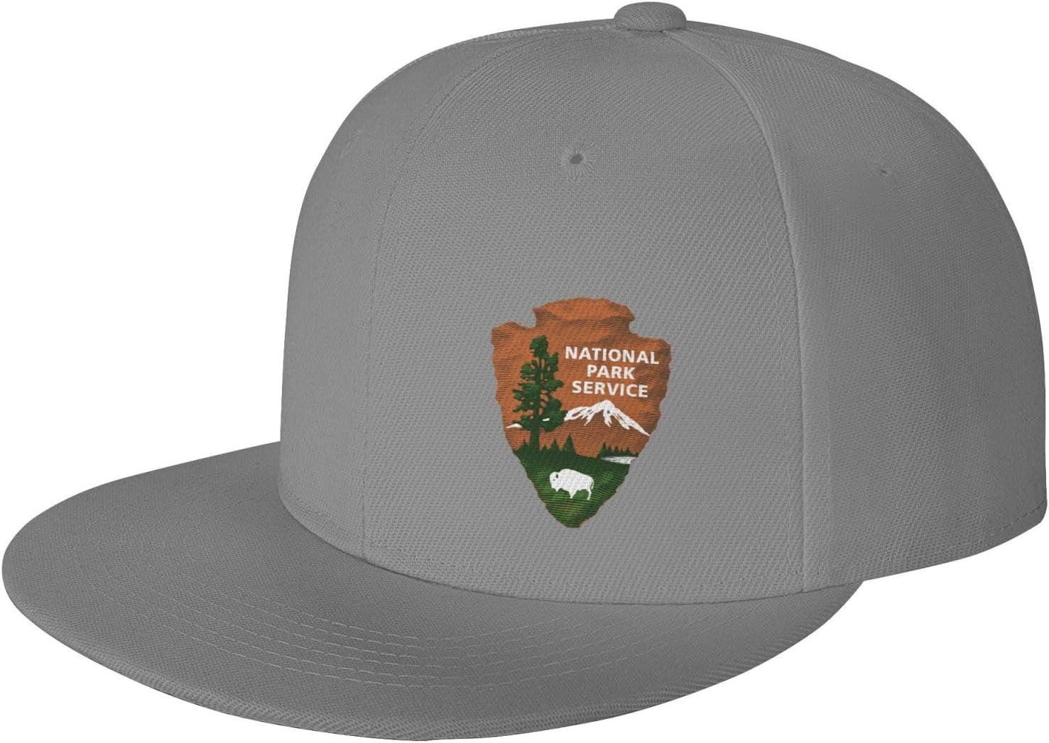 National Park Service Home Flat Brim Cap Unisex Flat Bill Baseball Cap ...