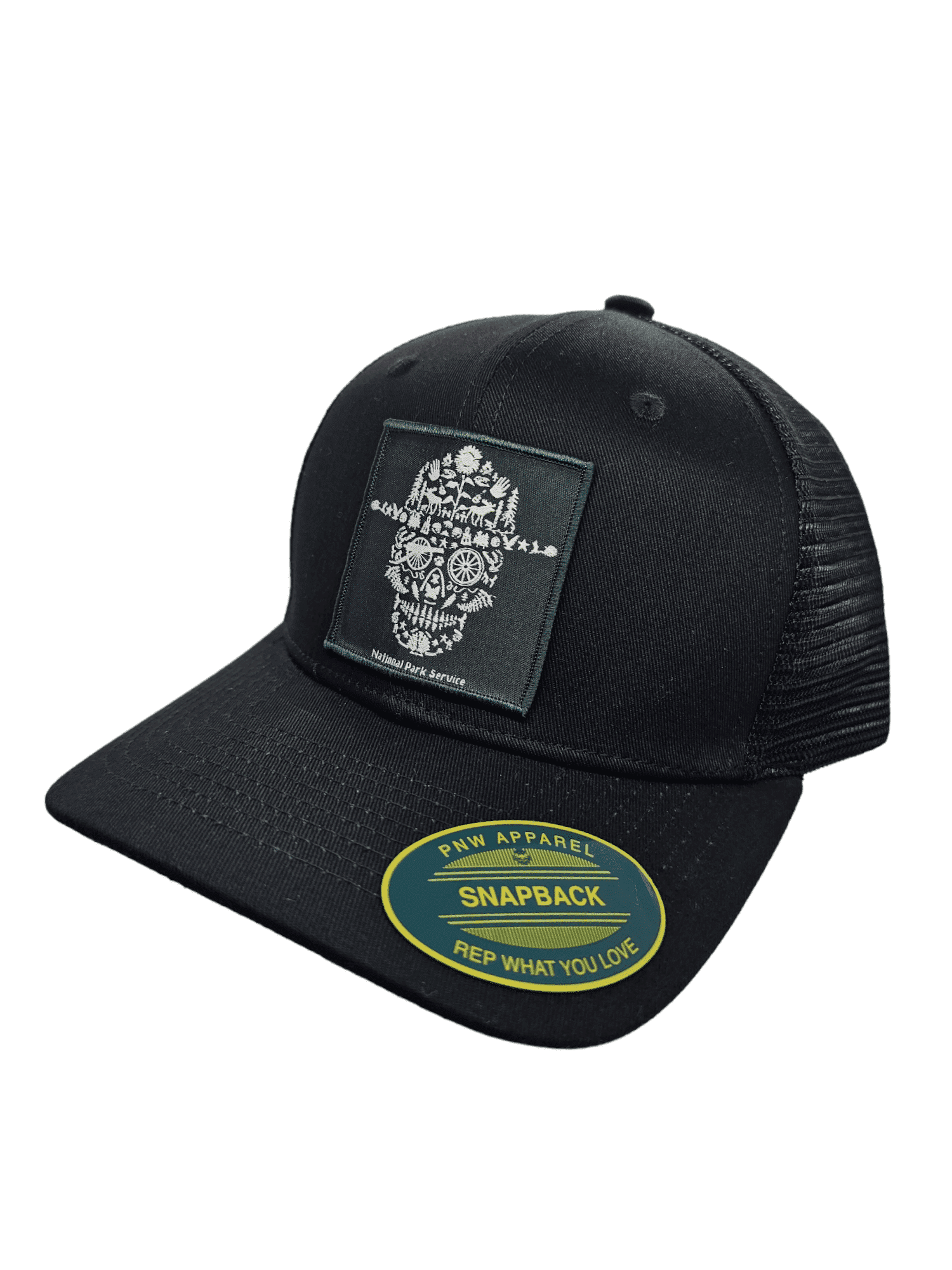 National Park Service Ranger Hat - Black on Black Mesh - Walmart.com