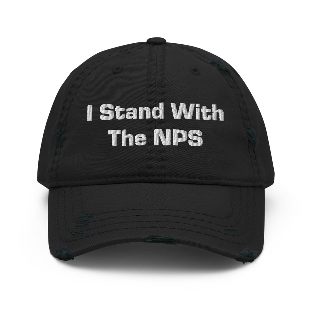 National Park Support Park Ranger Embroidered Distressed Dad Hat, I ...