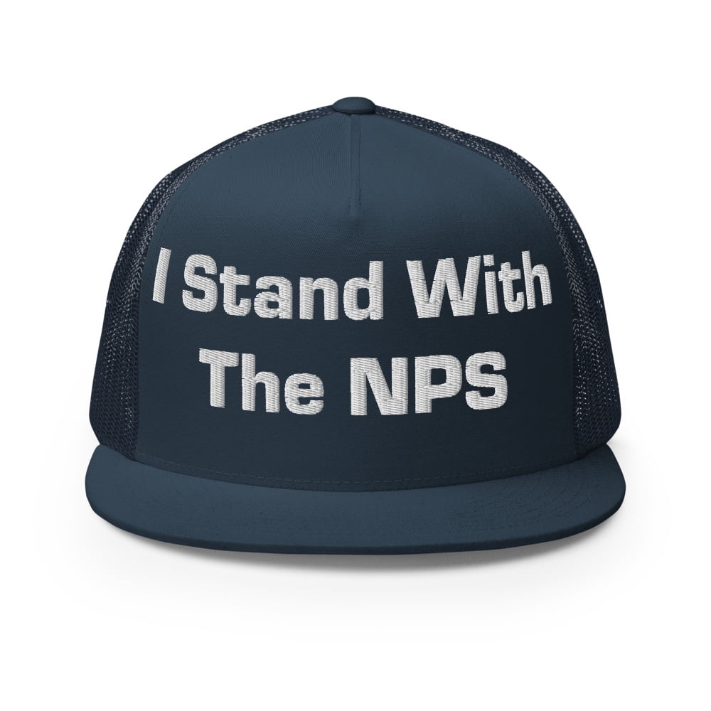 National Park Support Park Ranger Embroidered Trucker Cap, I Stand With ...