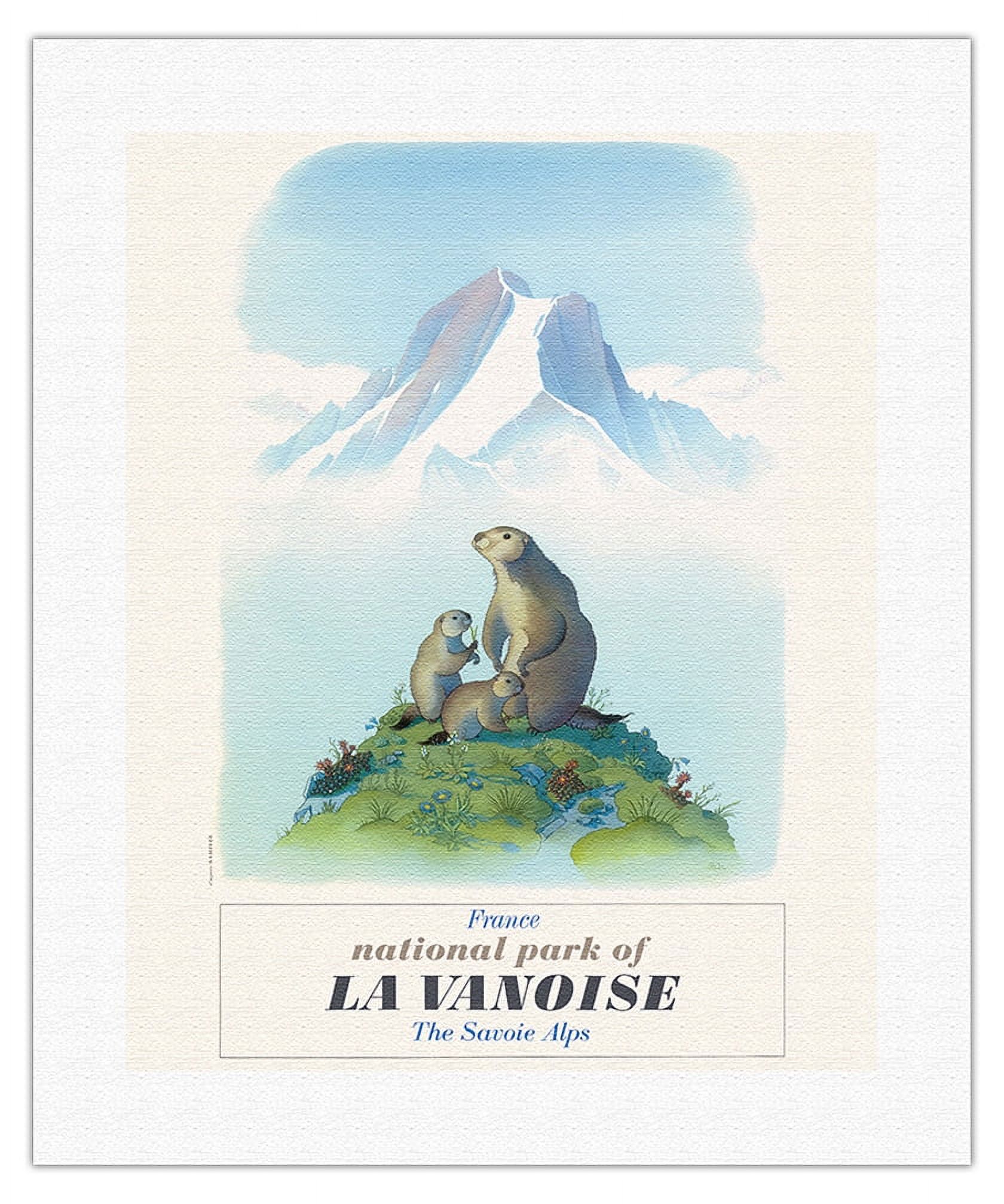 National Park of La Vanoise - France - The Savoie Alps - Vintage Travel ...