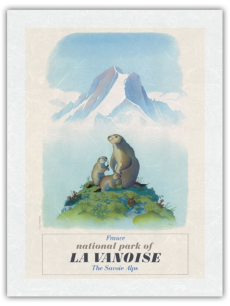 National Park of La Vanoise - France - The Savoie Alps - Vintage Travel ...