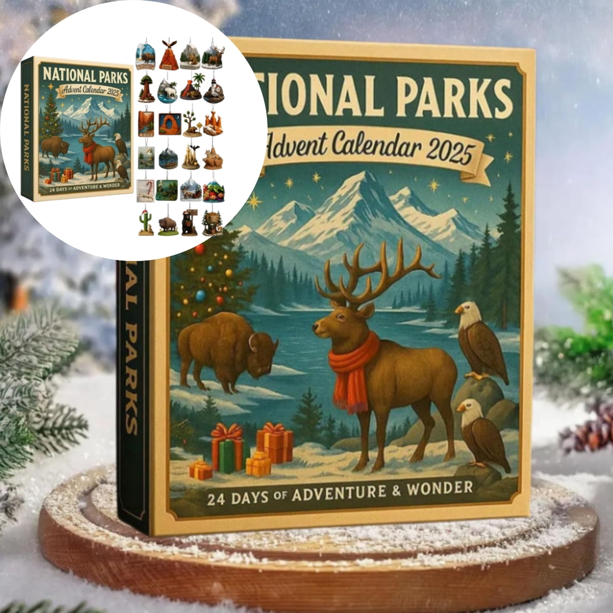 National Parks Advent Calendar 2025, with 24 Iconic Landscapes ...