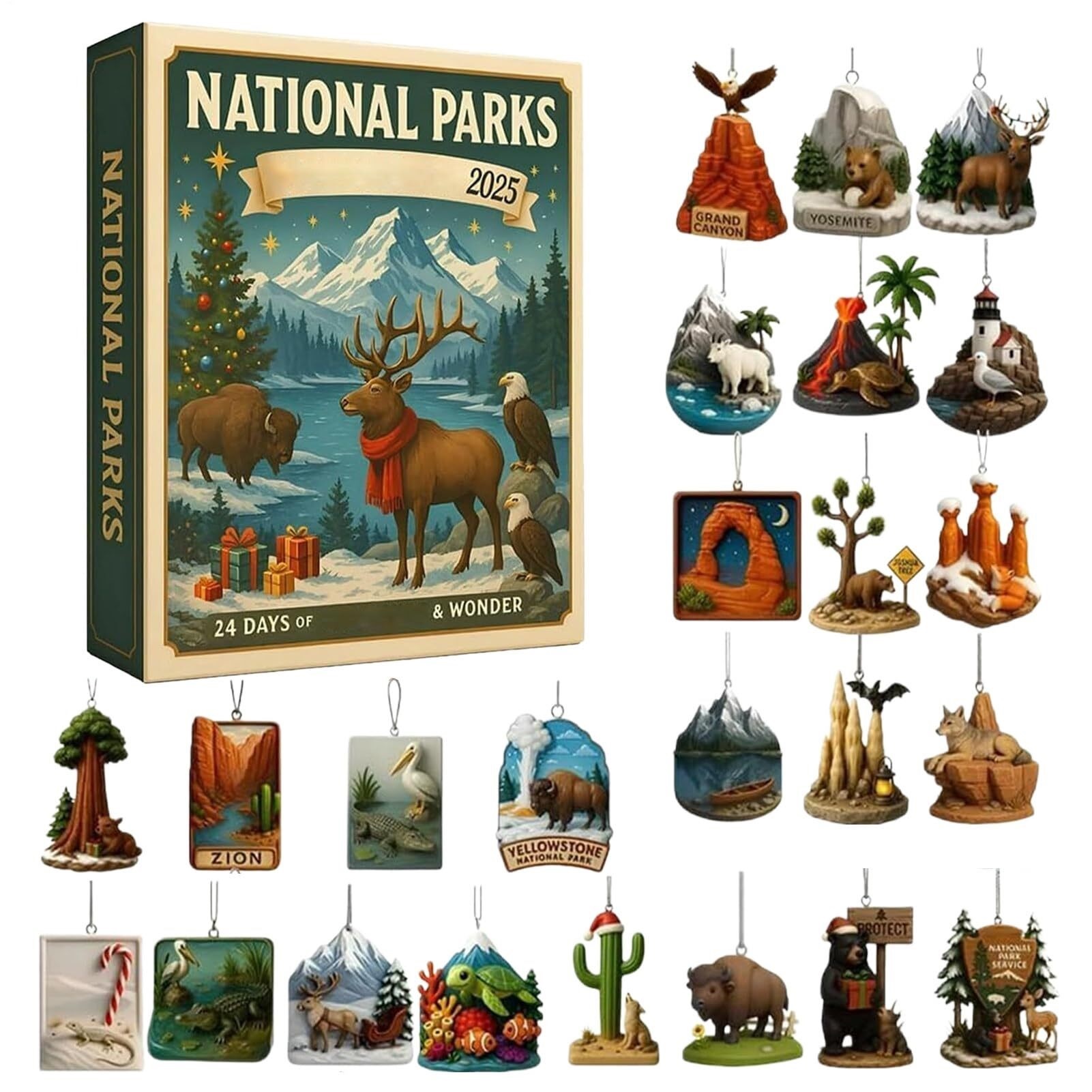 a National Parks Advent Calendars 2025, 24 Day Christmas Countdown ...