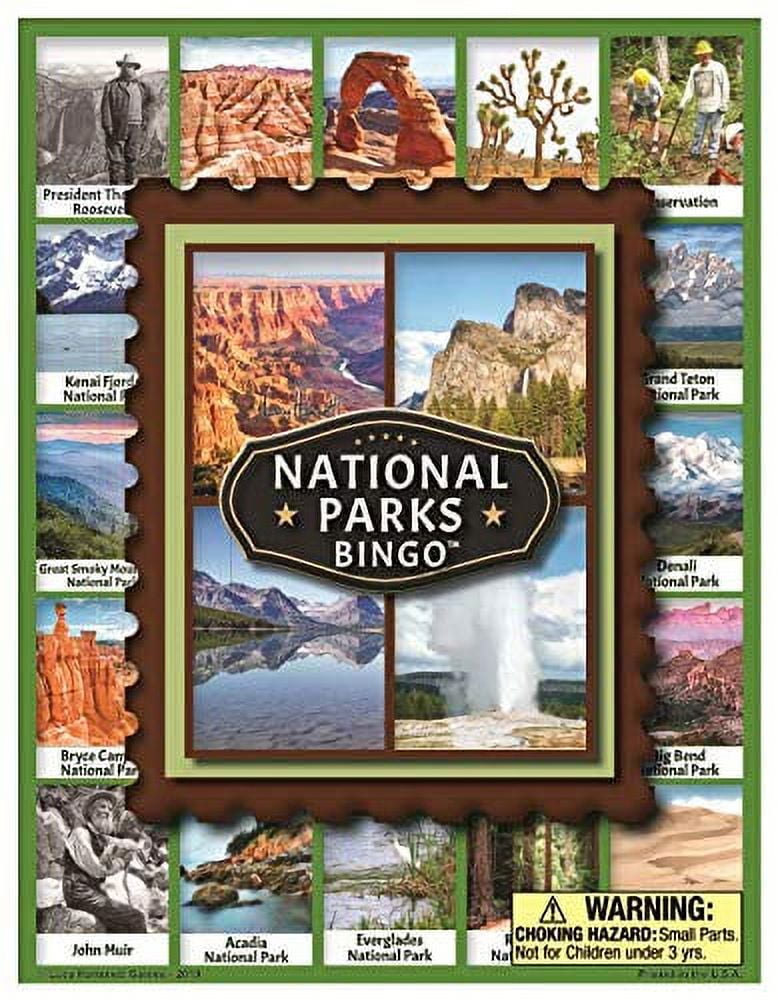 Lucy Hammett Games National Parks Bingo Set, Educational Game to ...
