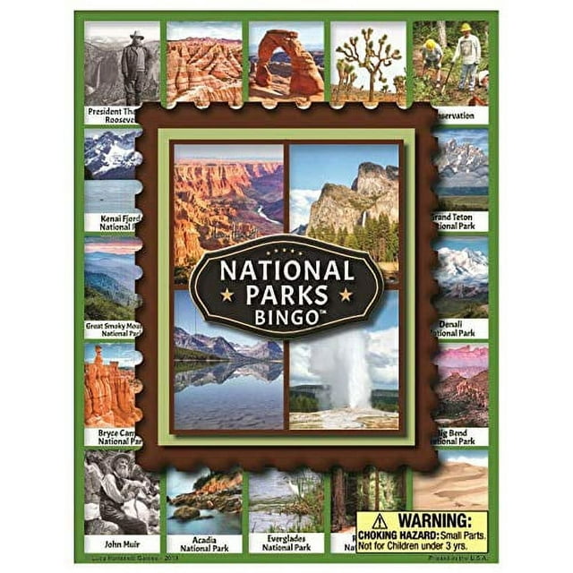 National Parks Bingo Set offered by Distribution Solutions - Walmart.com