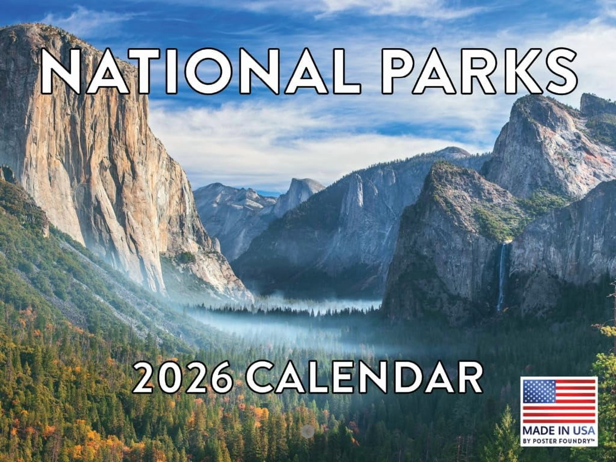 National Parks Calendar 2026 Wall Monthly Park Gifts For Lovers Nature ...