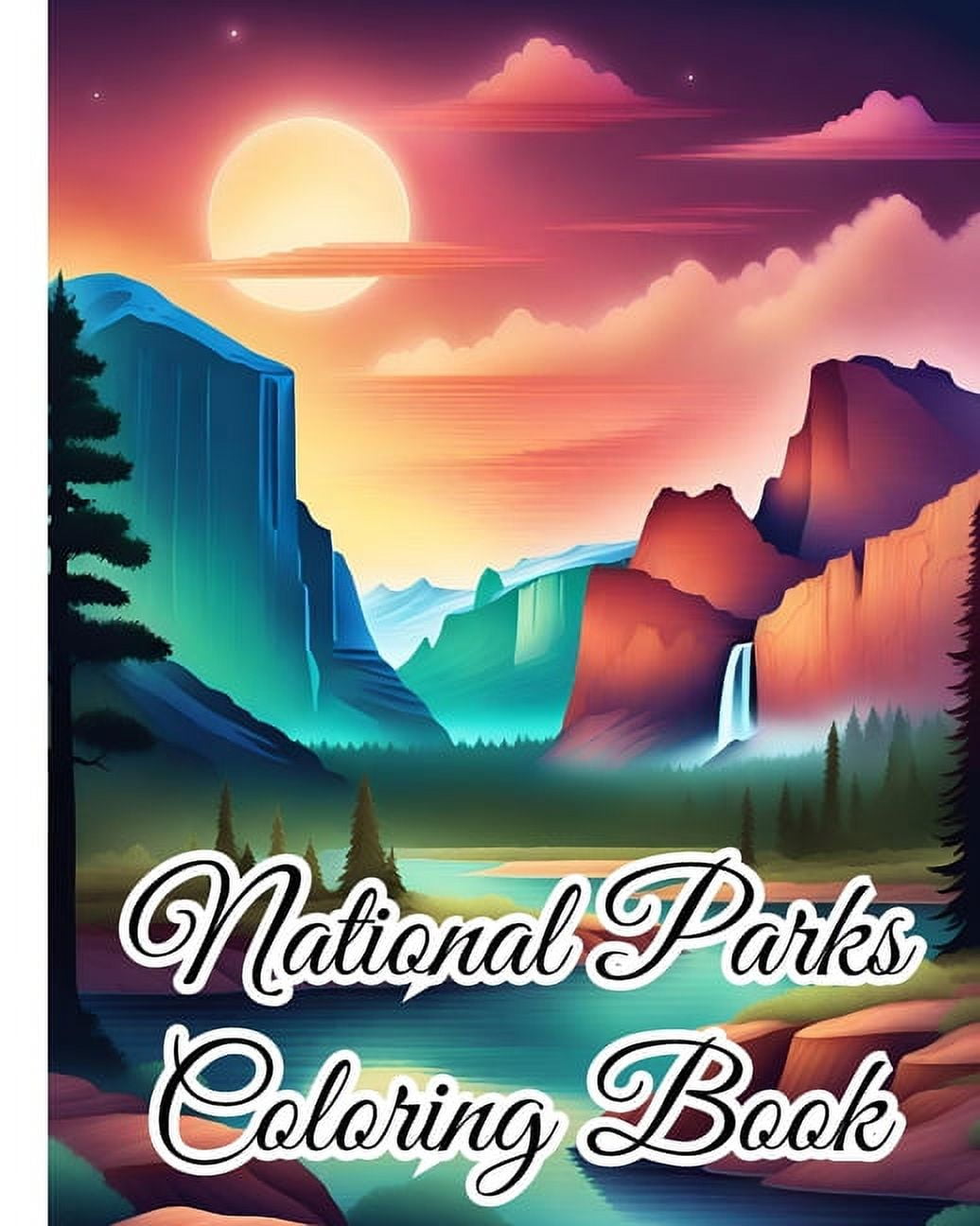 National Parks Coloring Book: Landscapes from America's Top National ...