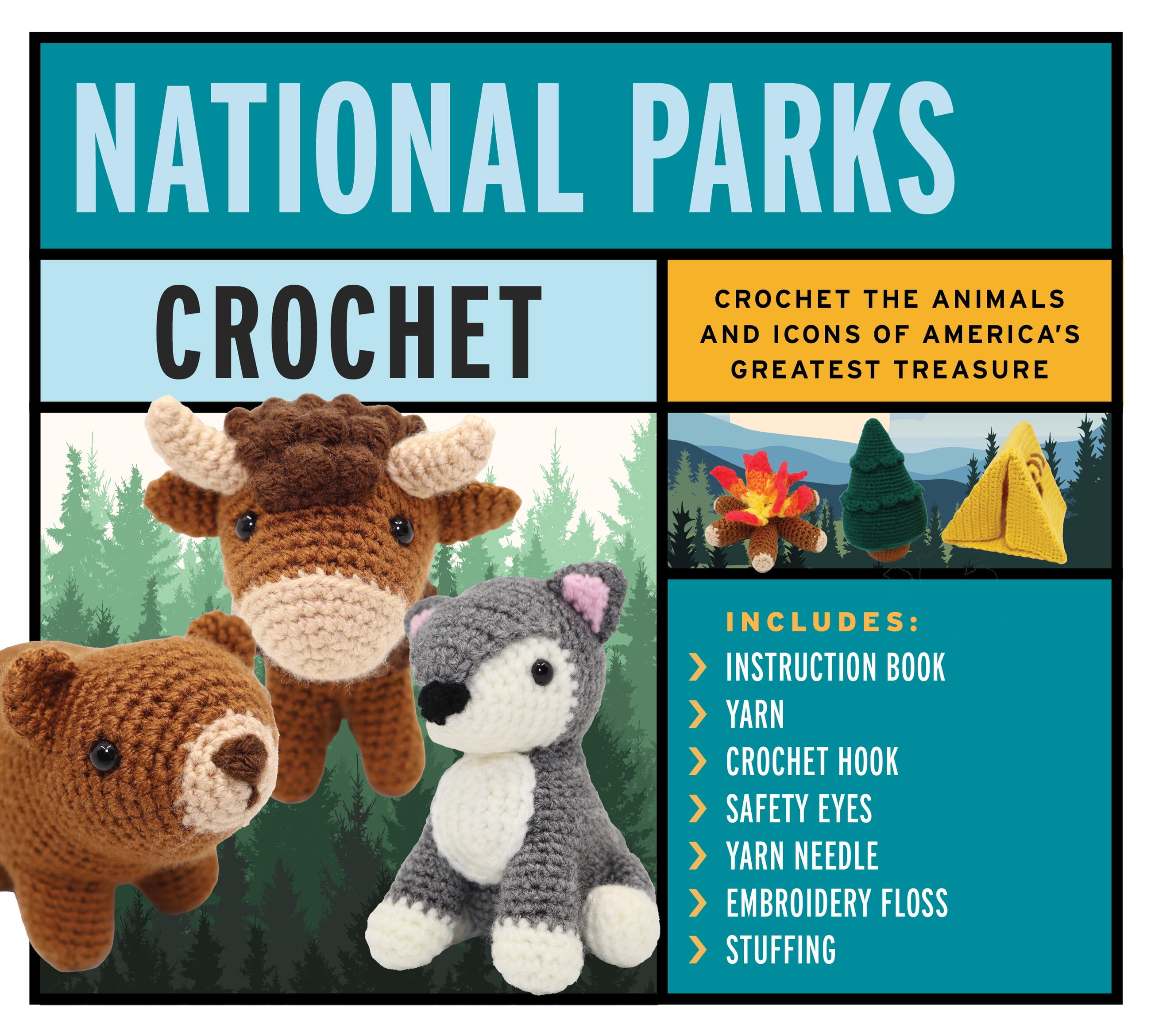 National Parks Crochet Kit - Walmart.com