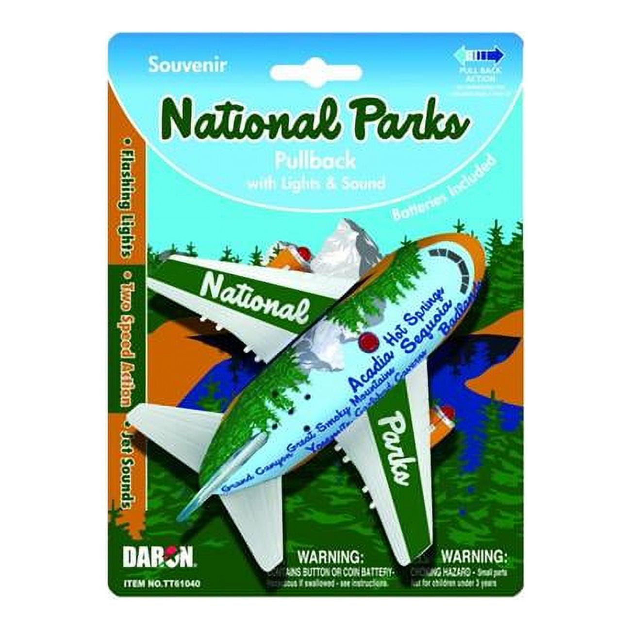 National Parks Pullback Mode Plane Toy with Lights & Sound - Walmart.com