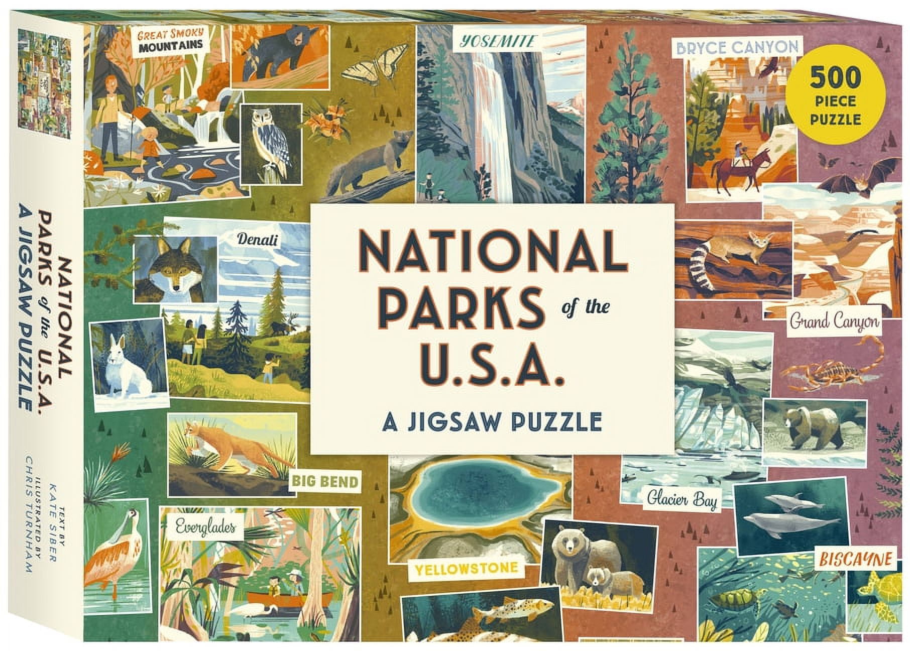 Americana: National Parks of the USA a Jigsaw Puzzle: 500 Piece Puzzle ...
