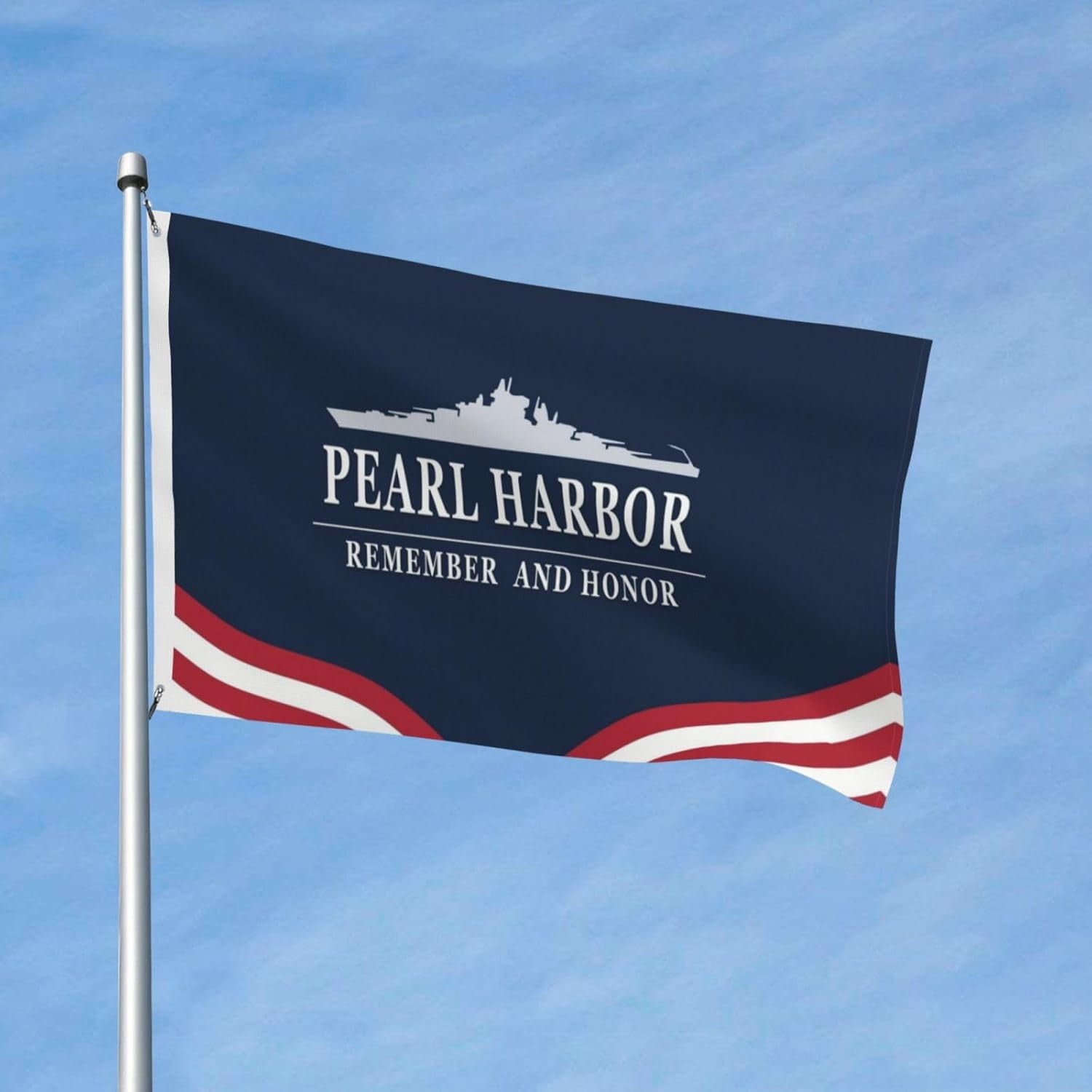 National Pearl Harbor Remembrance Day Falgs 3X5 Ft Outdoor Flag Double ...