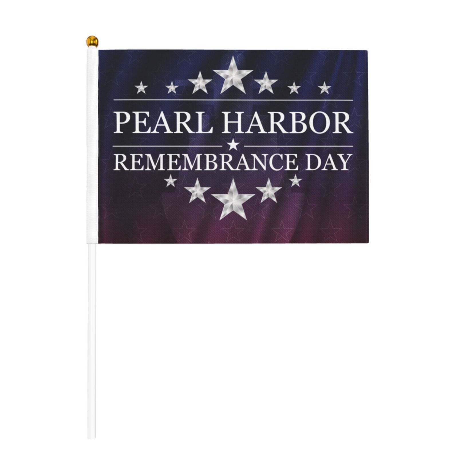 National Pearl Harbor Remembrance Day Flag Small Mini Hand Held Flags ...