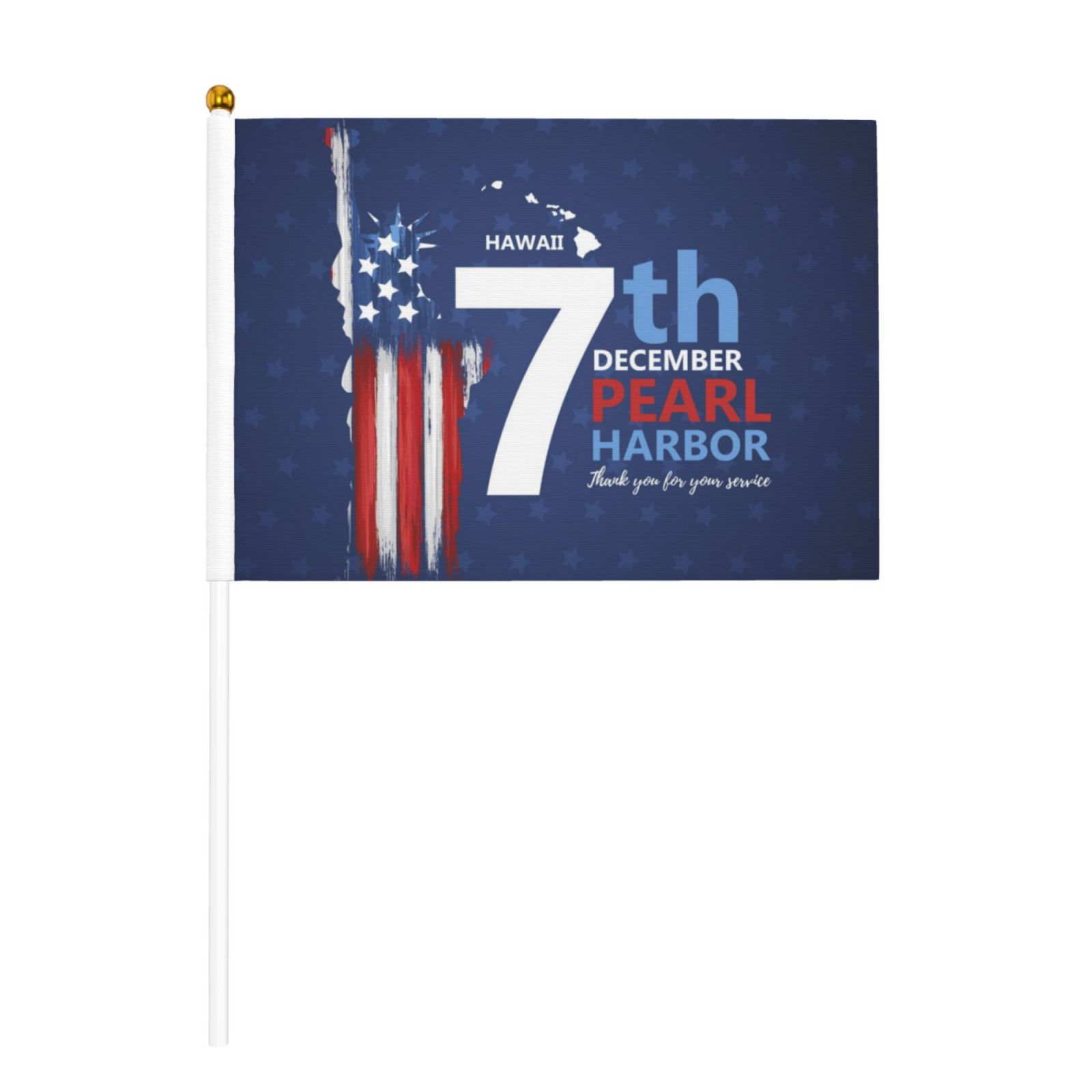 National Pearl Harbor Remembrance Day Flag Small Mini Hand Held Flags ...