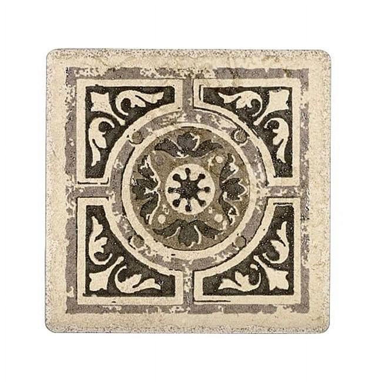 National Pool Tile CATTAN DECO 6 x 6 in. Catania Tile, Sand Deco - 4 ...