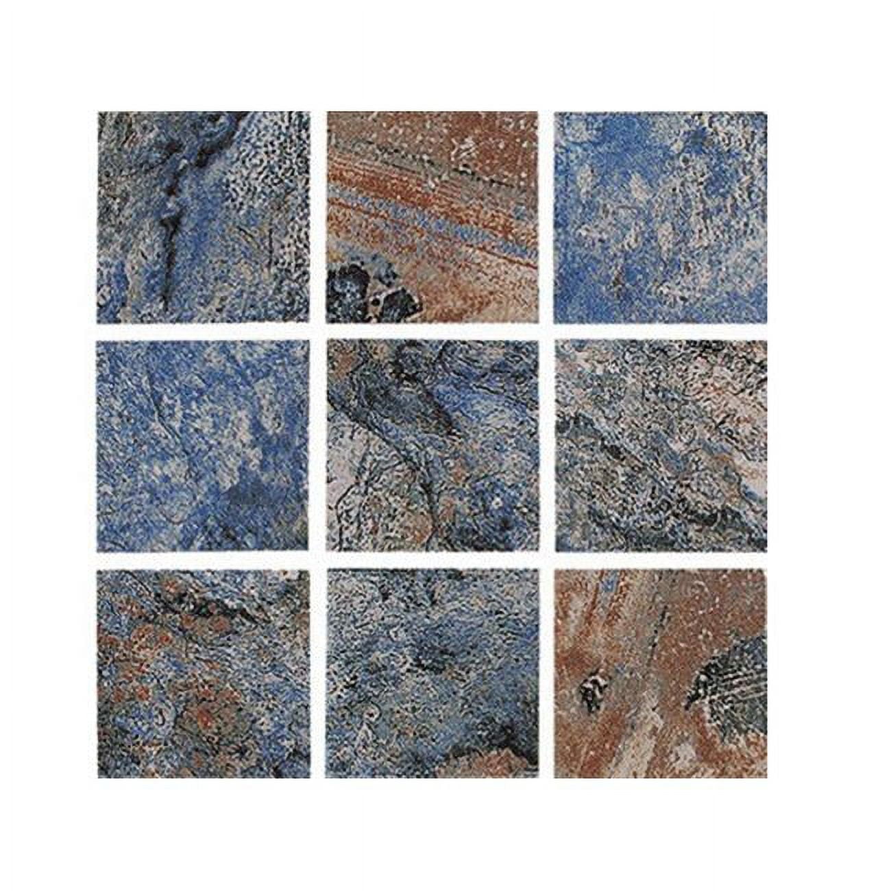 National Pool Tile GMS-BLUE2X2 10 sq ft. & 2 x 2 in. Gemstone Pool Tile ...