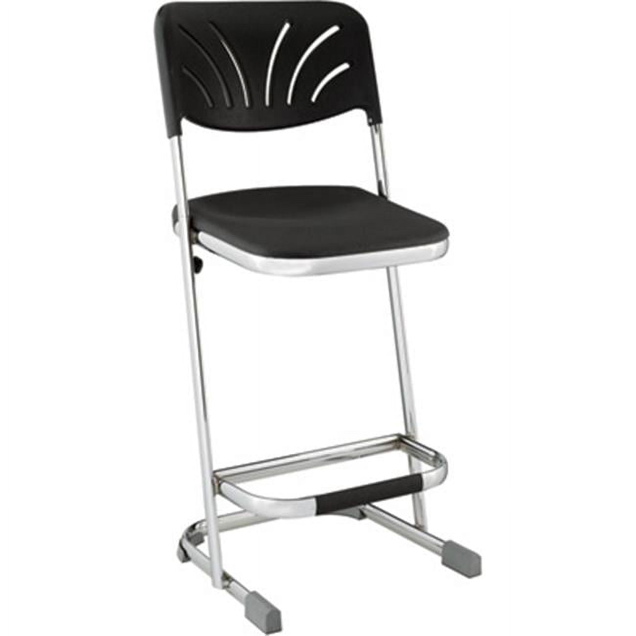 National Public Seating 26417 Ergonomic Z Stool with Backrest ...