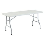 National Public Seating® 30" x 60" Rectangular Folding Table, Speckled ...