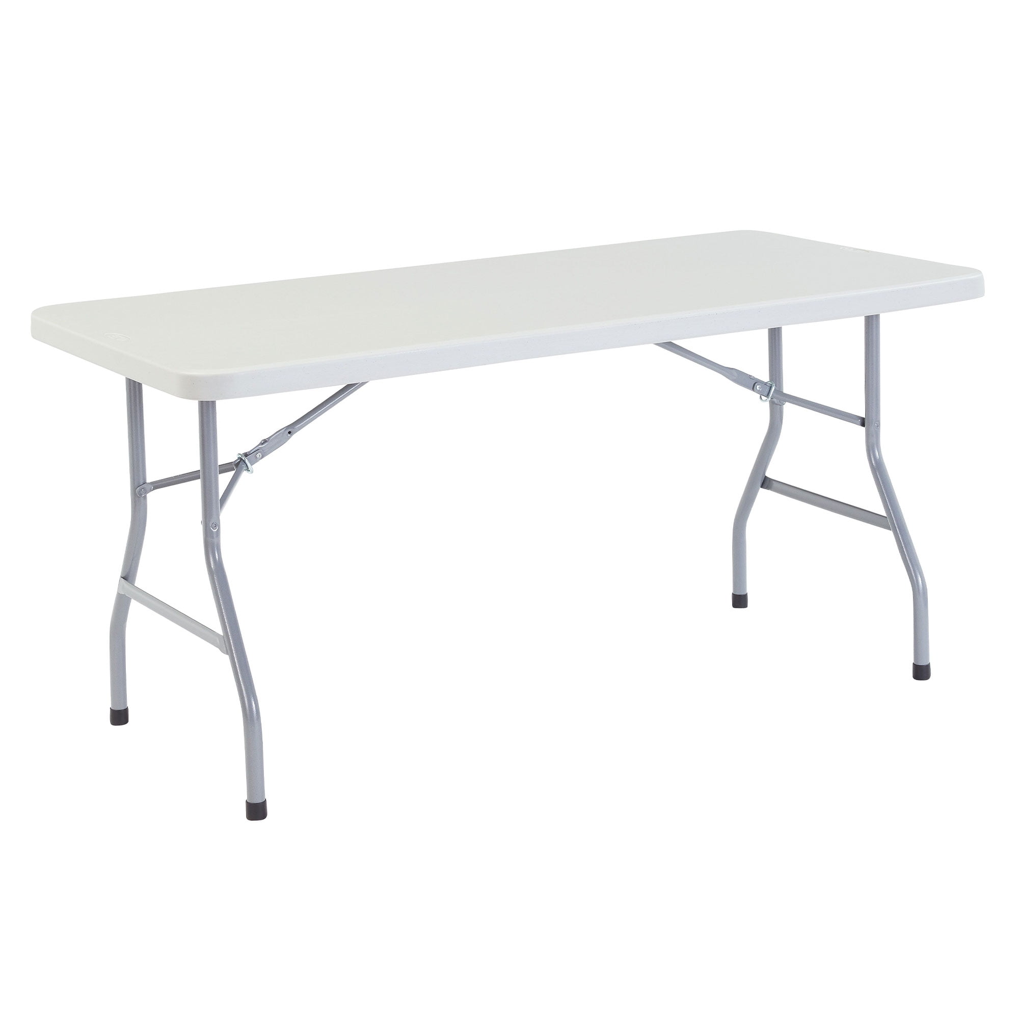 National Public Seating® 30" x 60" Rectangular Folding Table, Speckled ...
