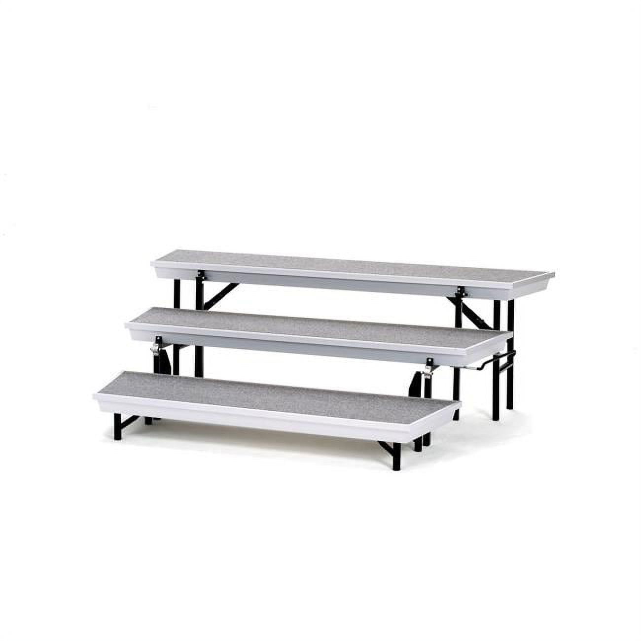 RISER 3 LEVEL TAPERED TRANS-PORT FOLDABLE NPS CHORAL RISER 18WX72L ...