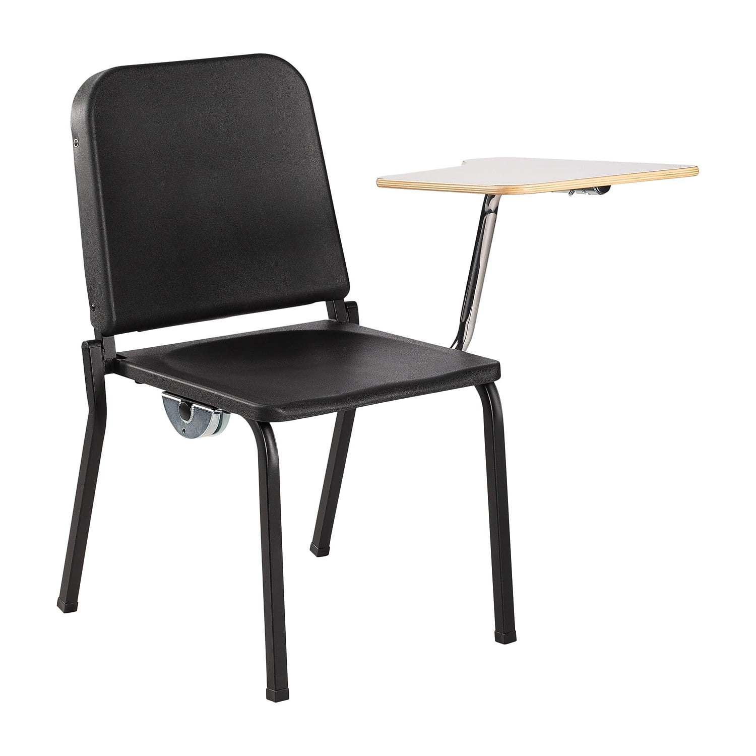 NPS Modern Wood Tablet Left Arm for 8200 Series Stack Chair in Gray ...