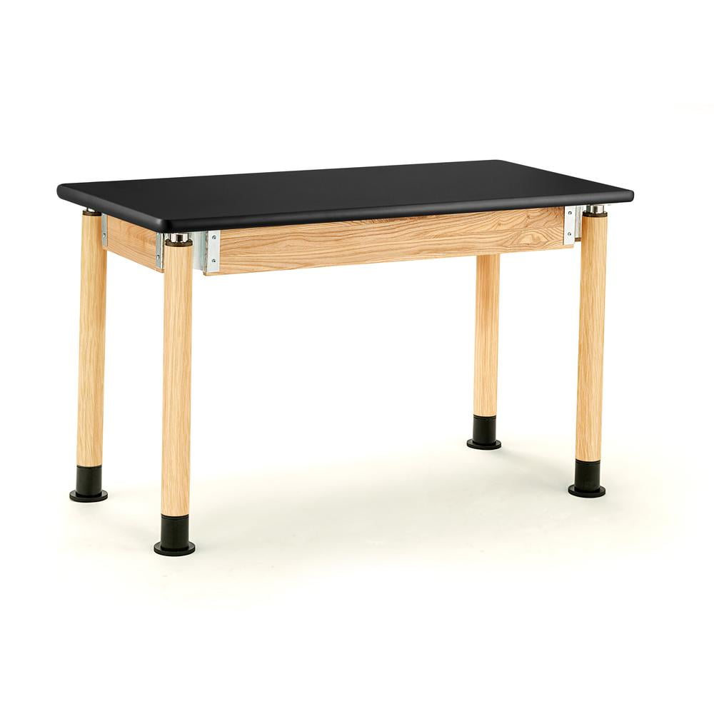 National Public Seating NPS® Signature Science Lab Table, Oak, 24 x 48 ...