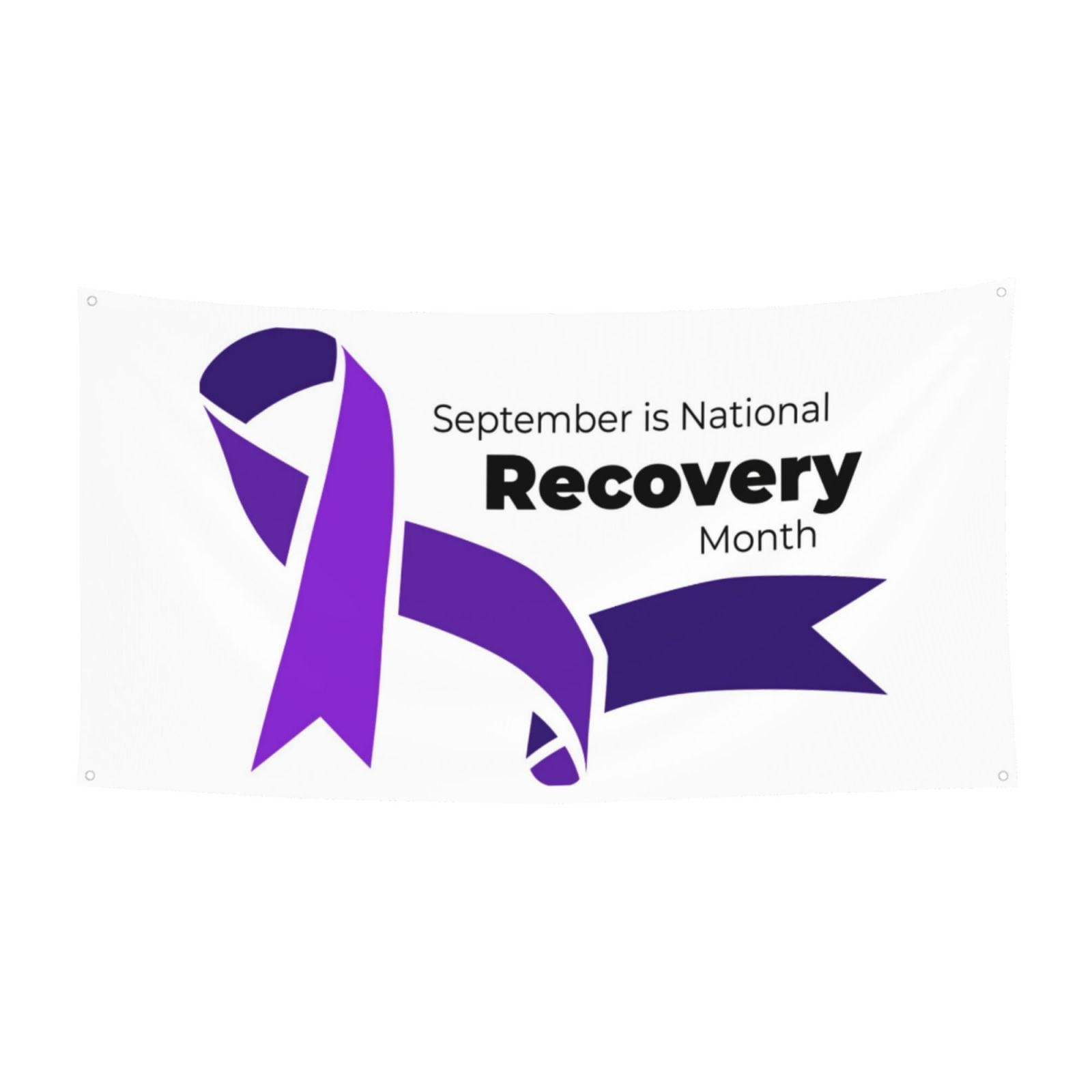 National Recovery Month Banner Flag Photography Background Outdoor Sign ...