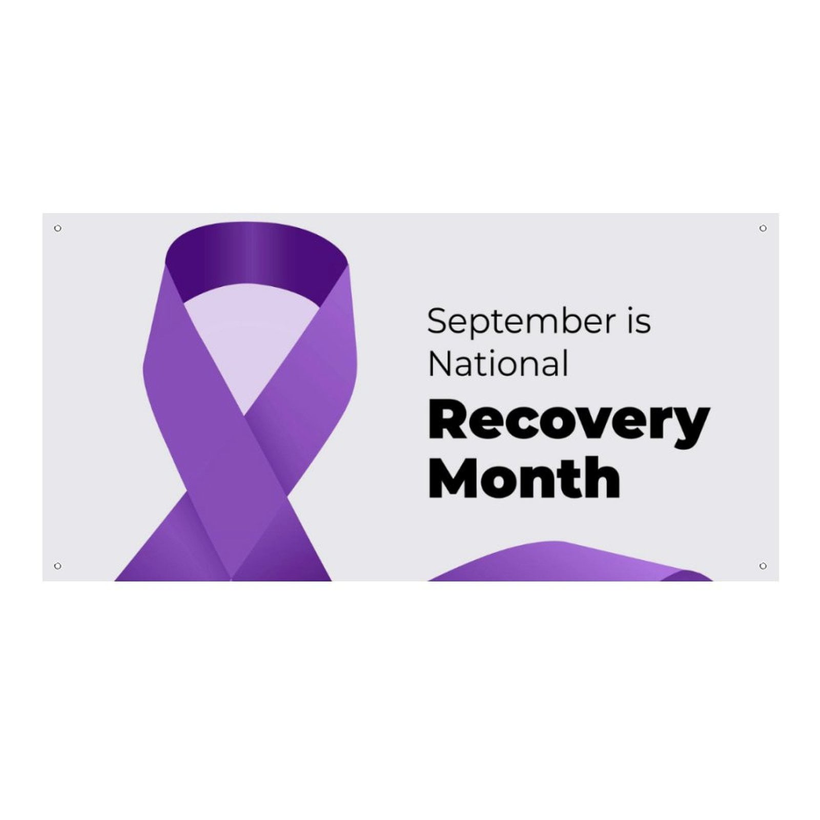 National Recovery Month Banners Flag Hanging Backdrop Sign Wall ...