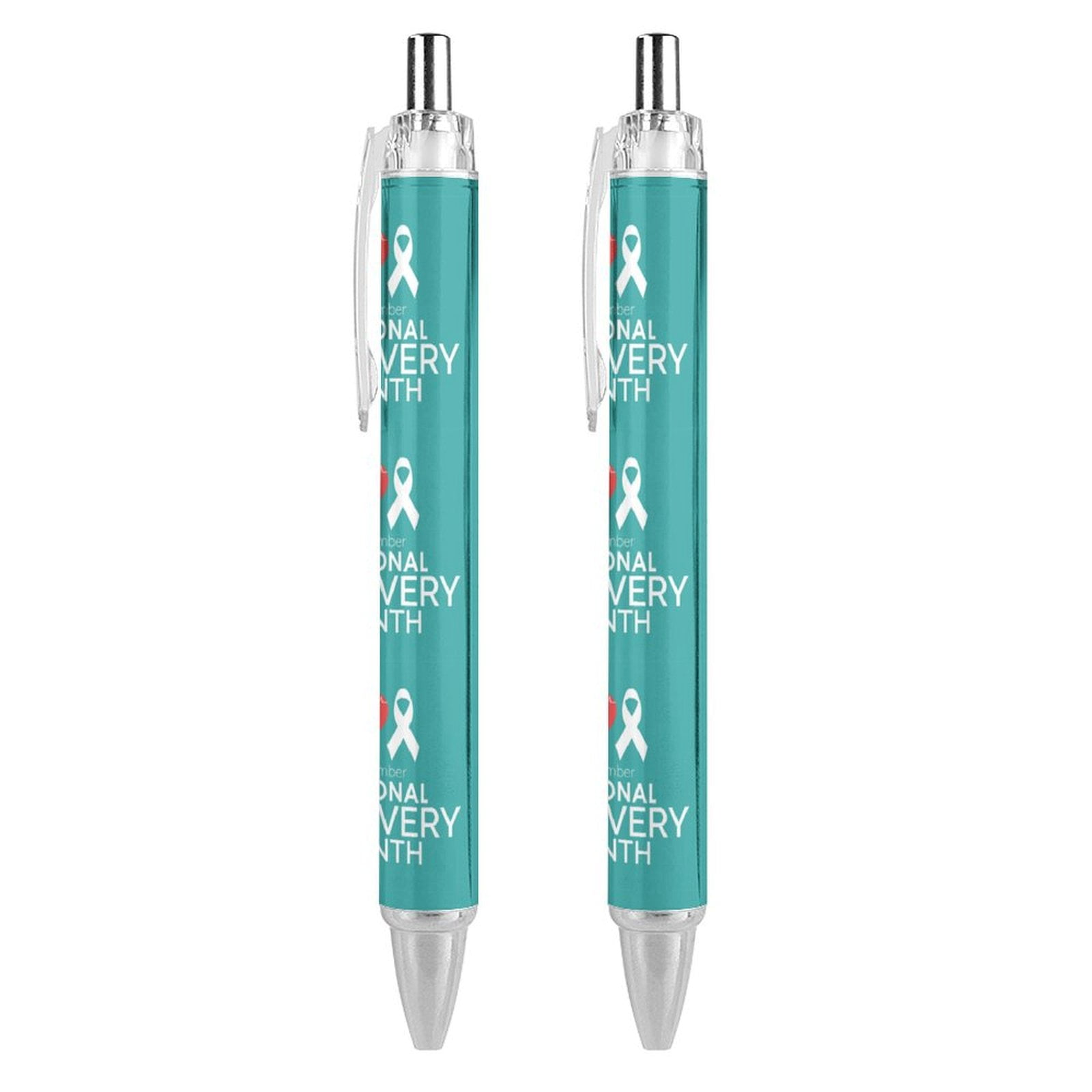 National Recovery Month Purple Ribbon Ballpoint Pen Retractable Pens ...