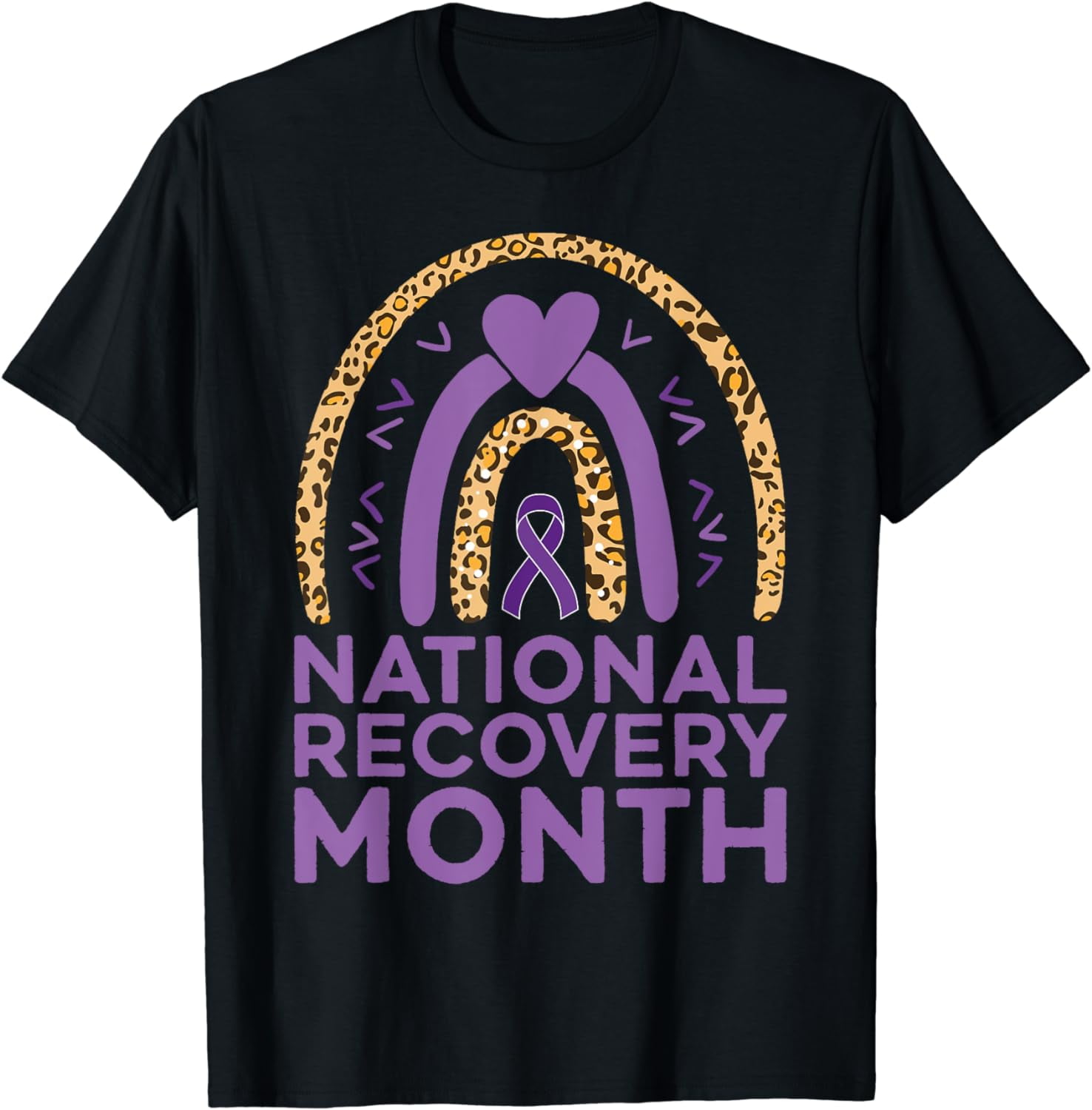 National Recovery month Warrior Addiction Recovery Awareness T-Shirt ...
