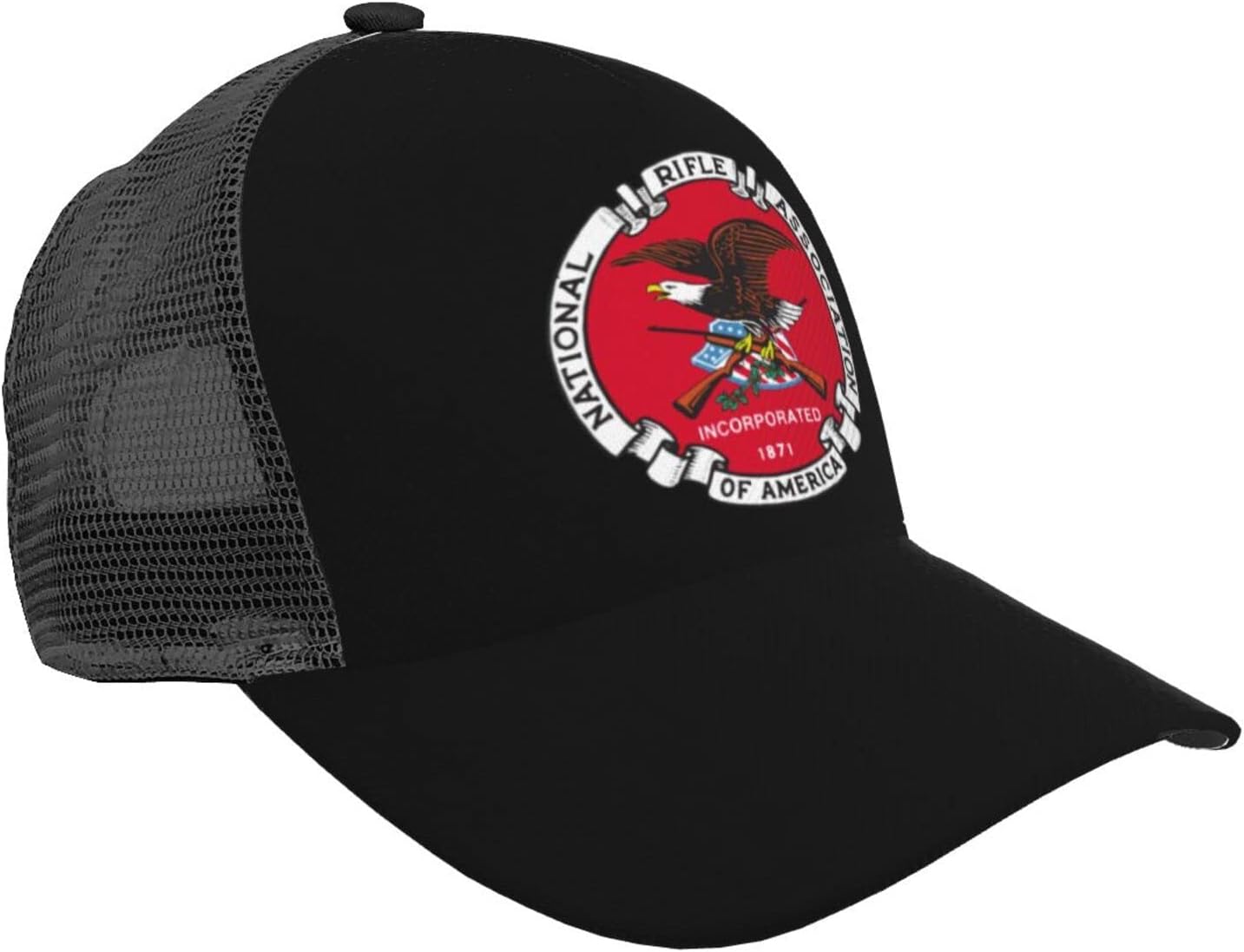 National Rifle Association Baseball Cap Adjustable Mesh Trucker Hat ...