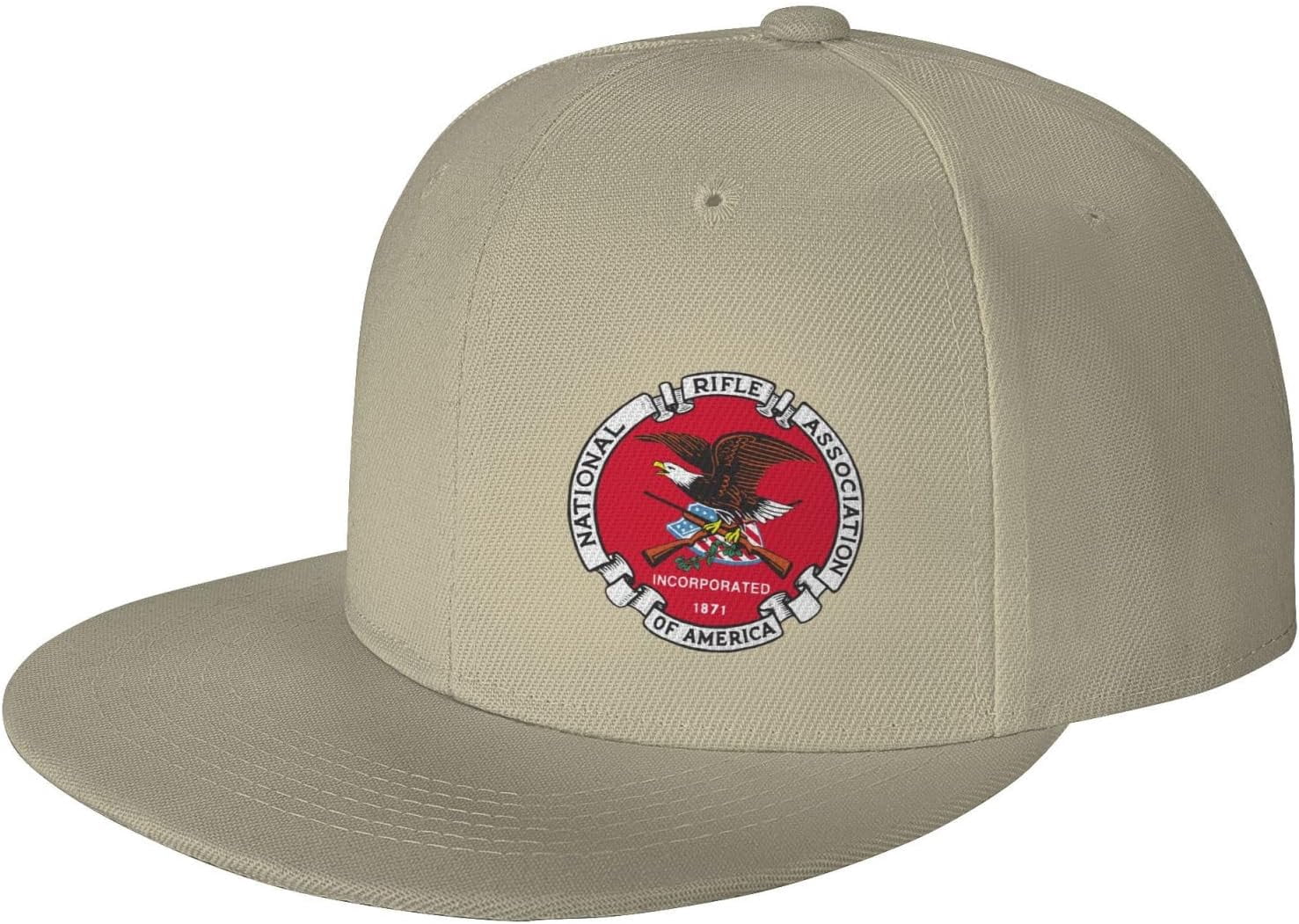 National Rifle Association Flat Brim Cap Unisex Flat Bill Baseball Cap ...
