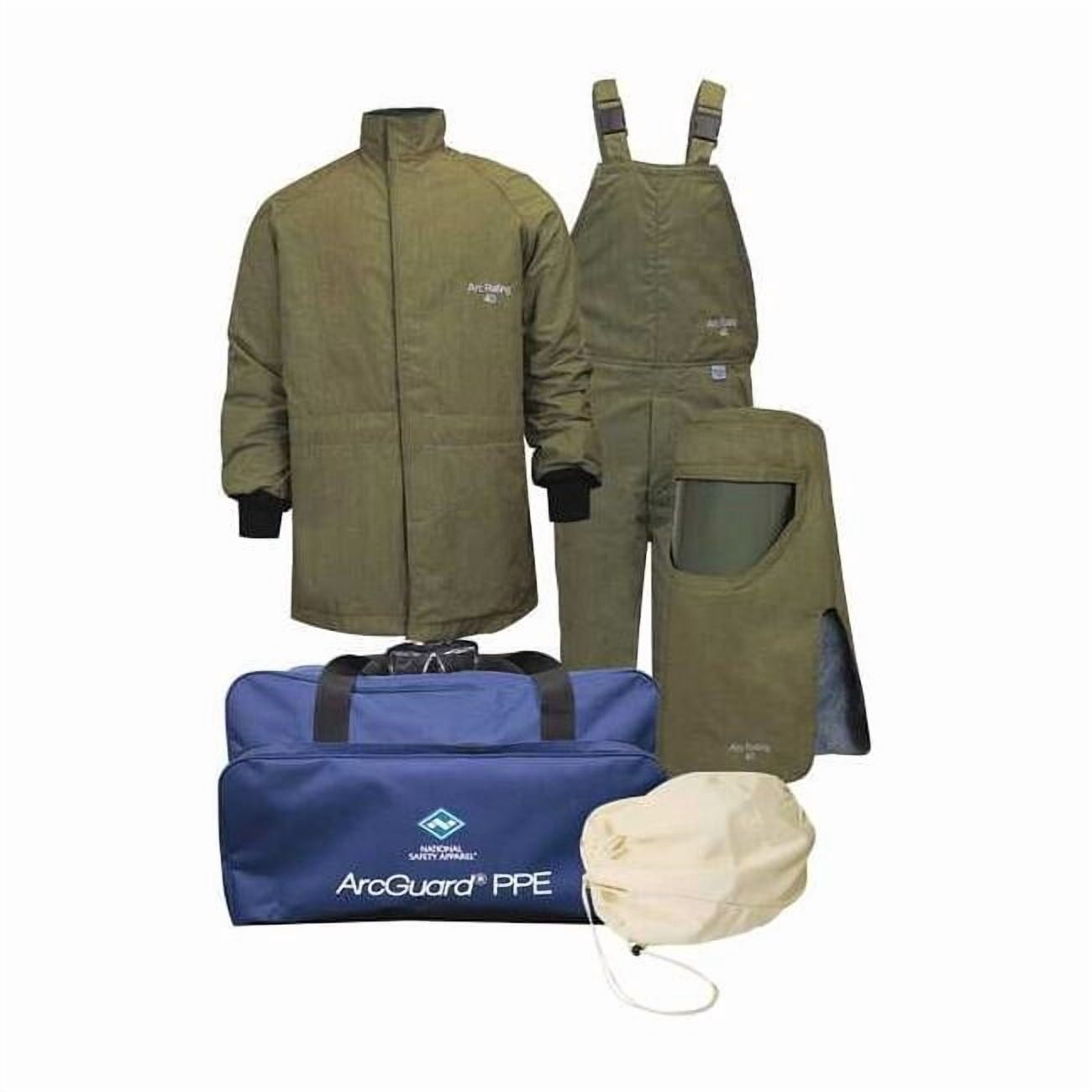 Arc Flash Protection Clothing Kit,2XL KIT4SCLT40NG2X - Walmart.com