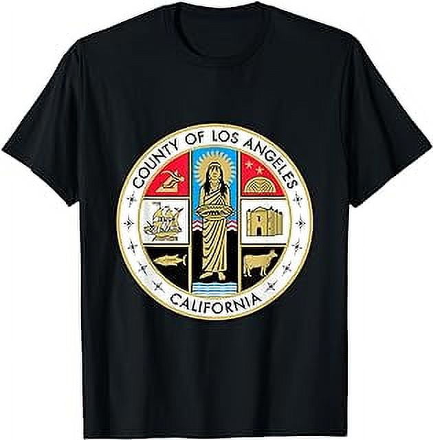 National Seal of Los Angeles County, California, USA T-Shirt - Walmart.com
