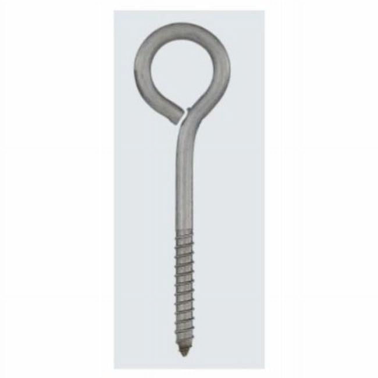 National & Spectrum 110286 3 in. No.6 Stainless Steel Screw Eye, Pack ...