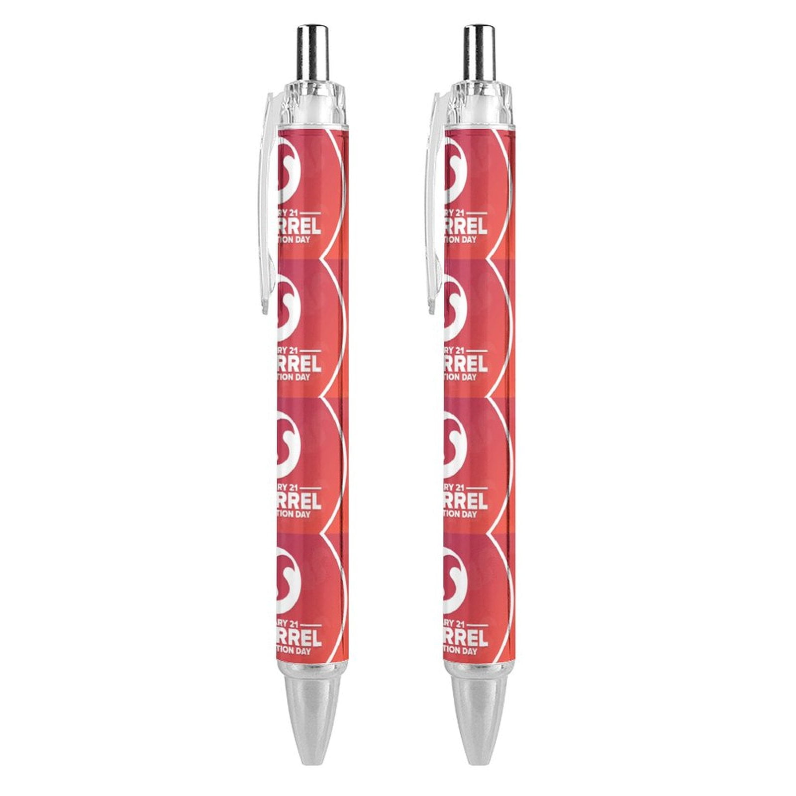 National Squirrel Appreciation Day Ballpoint Pen Retractable Pens Black ...